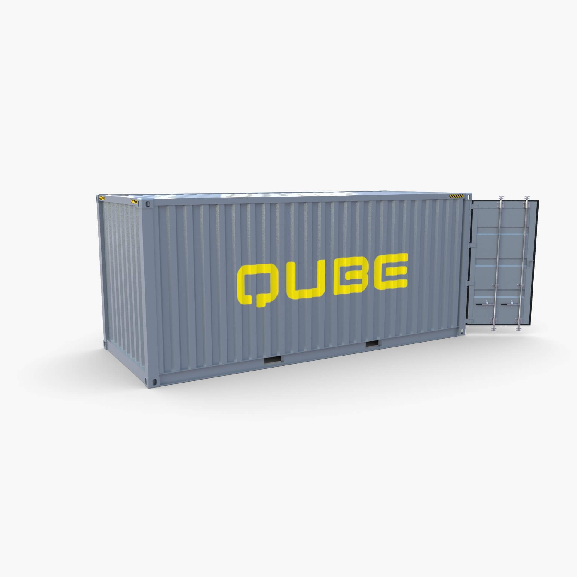 20ft Shipping Container Qube V1 - 3D Model by dragosburian