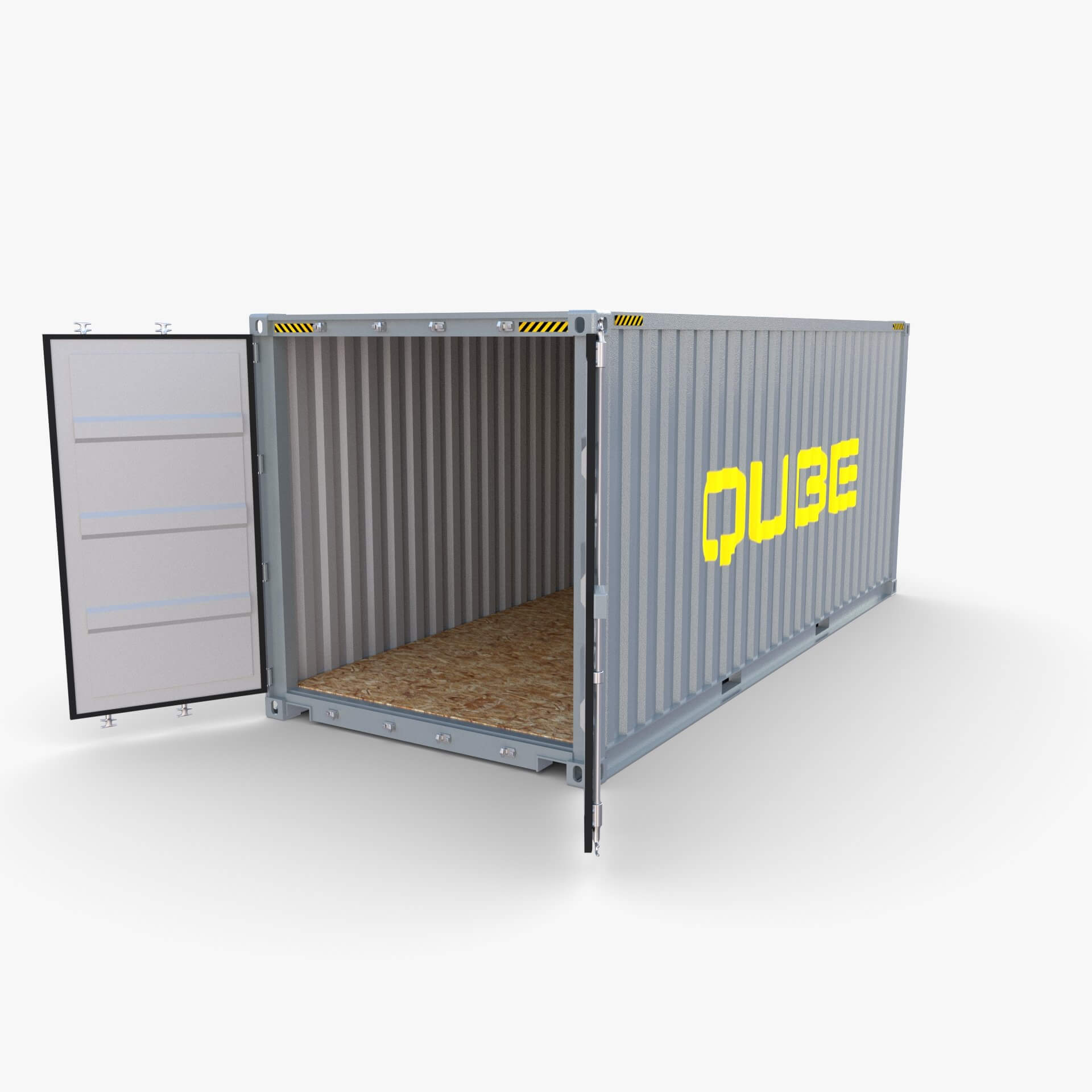 20ft Shipping Container Qube V1 - 3D Model by dragosburian