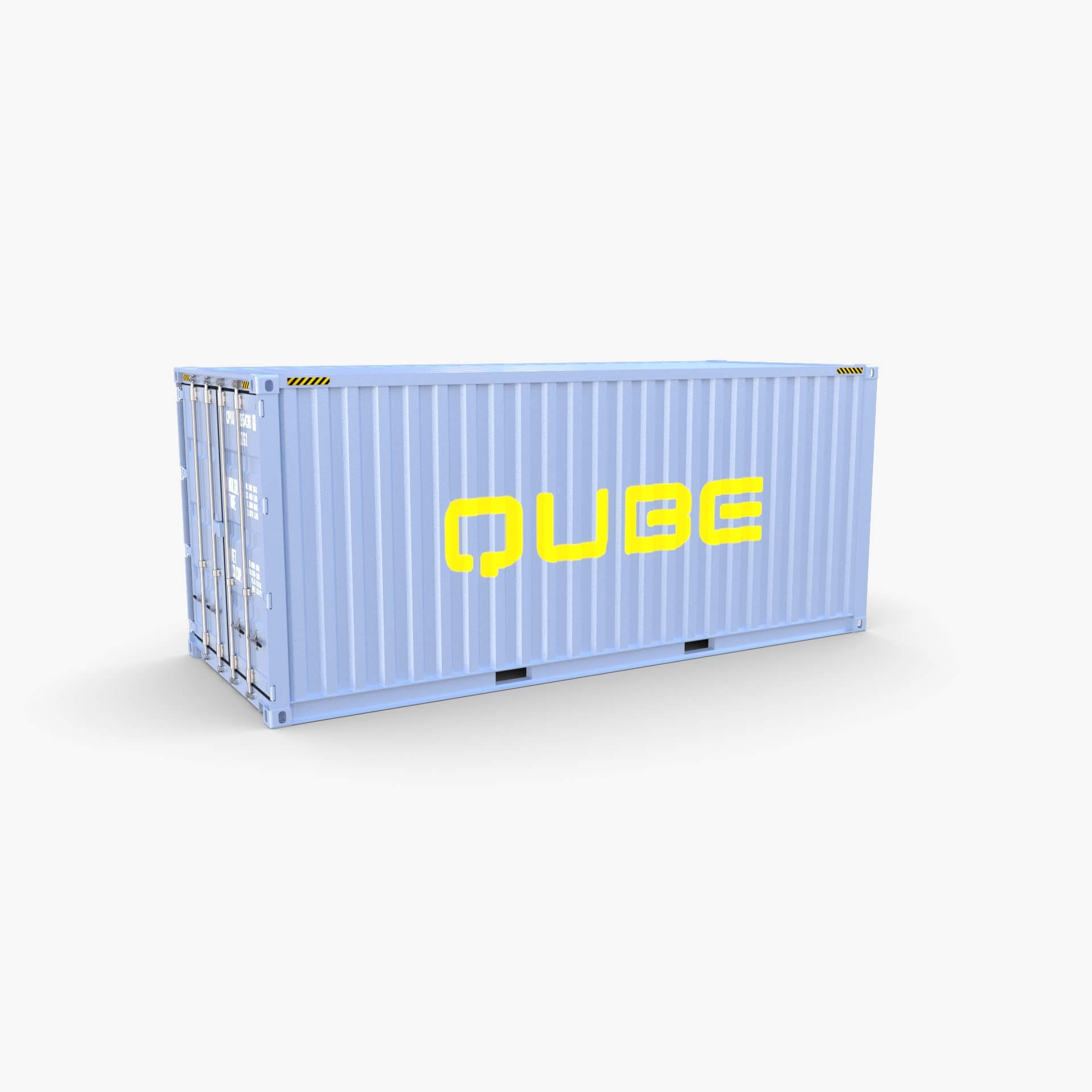 20ft Shipping Container Qube V2 - 3D Model by dragosburian