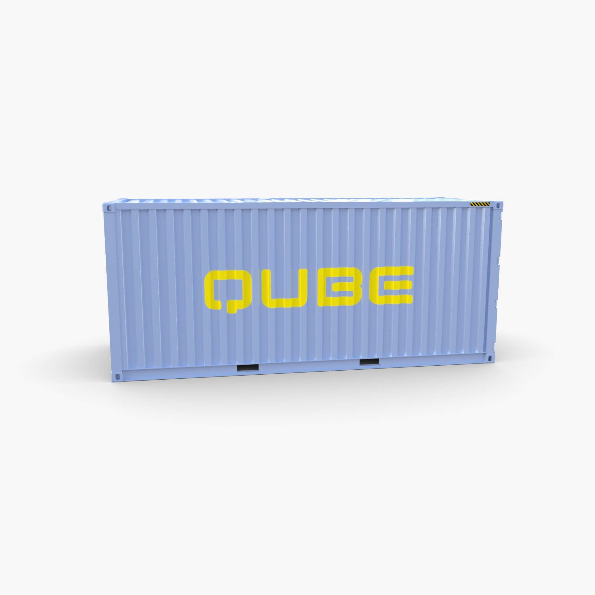 20ft Shipping Container Qube V2 - 3D Model by dragosburian