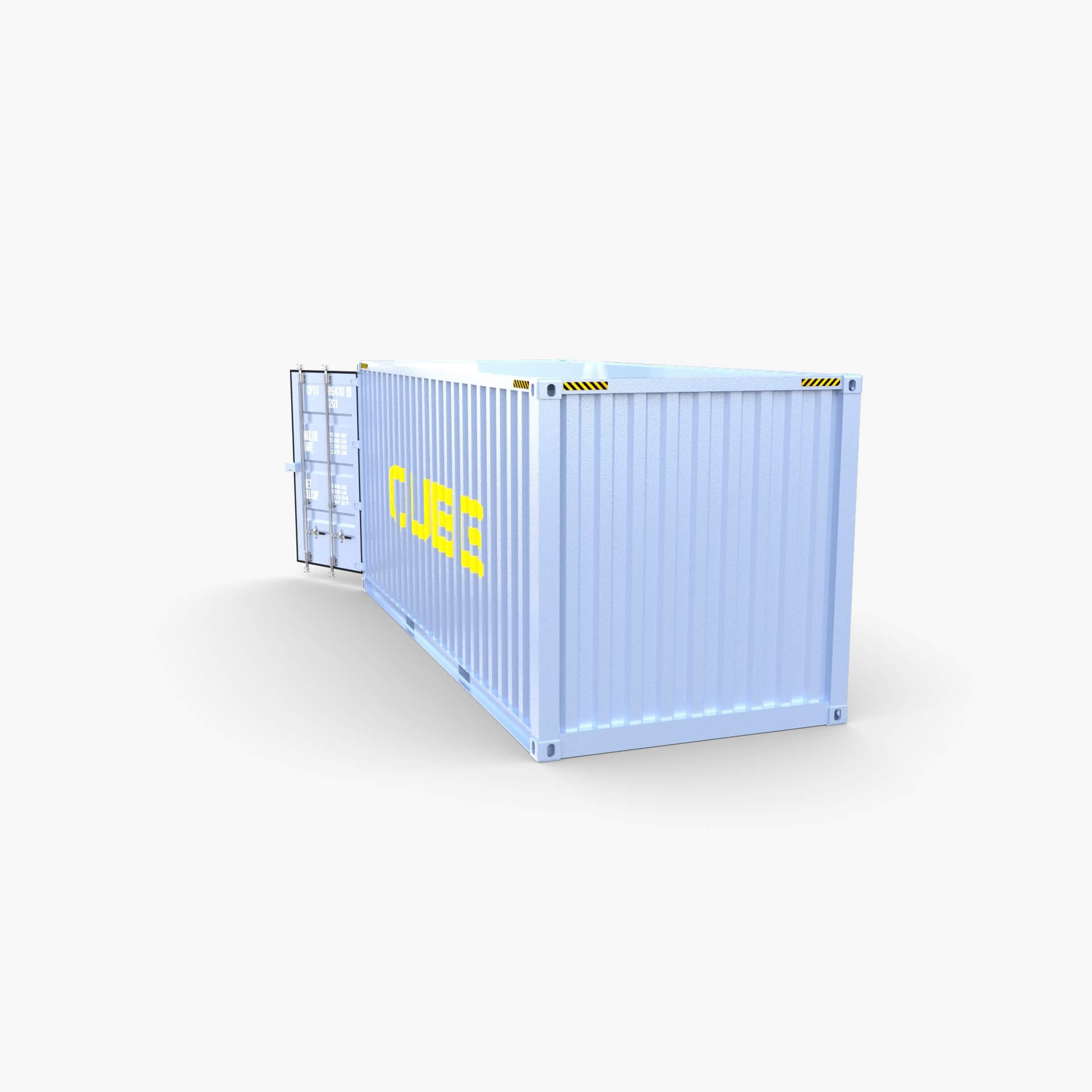 20ft Shipping Container Qube V2 - 3D Model by dragosburian
