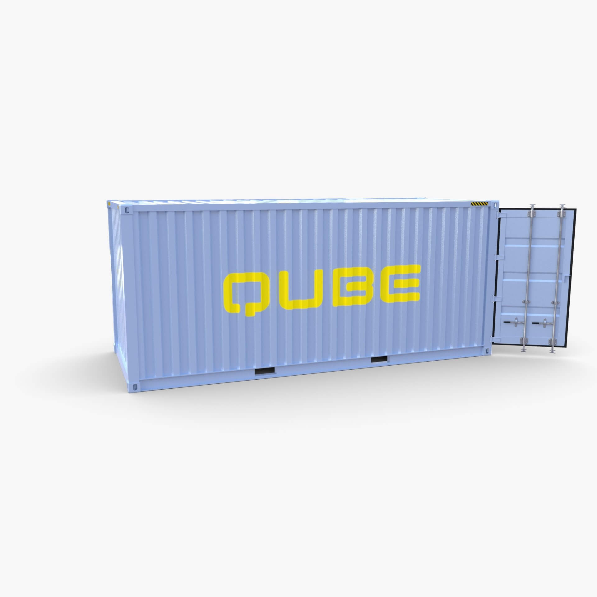 20ft Shipping Container Qube V2 - 3D Model by dragosburian