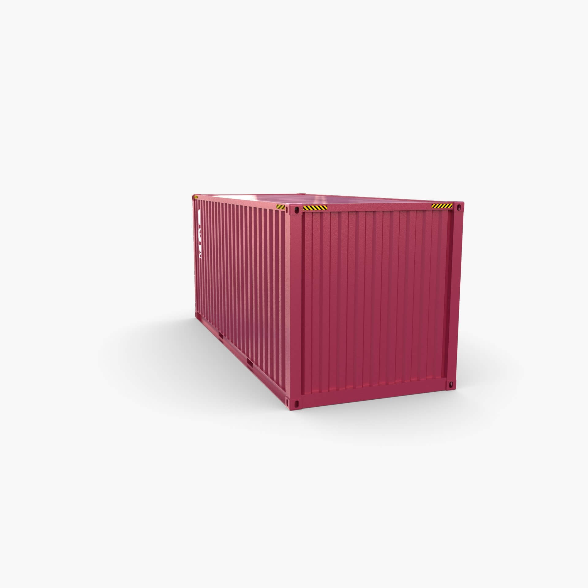 20ft Shipping Container Tex V1 - 3D Model by dragosburian