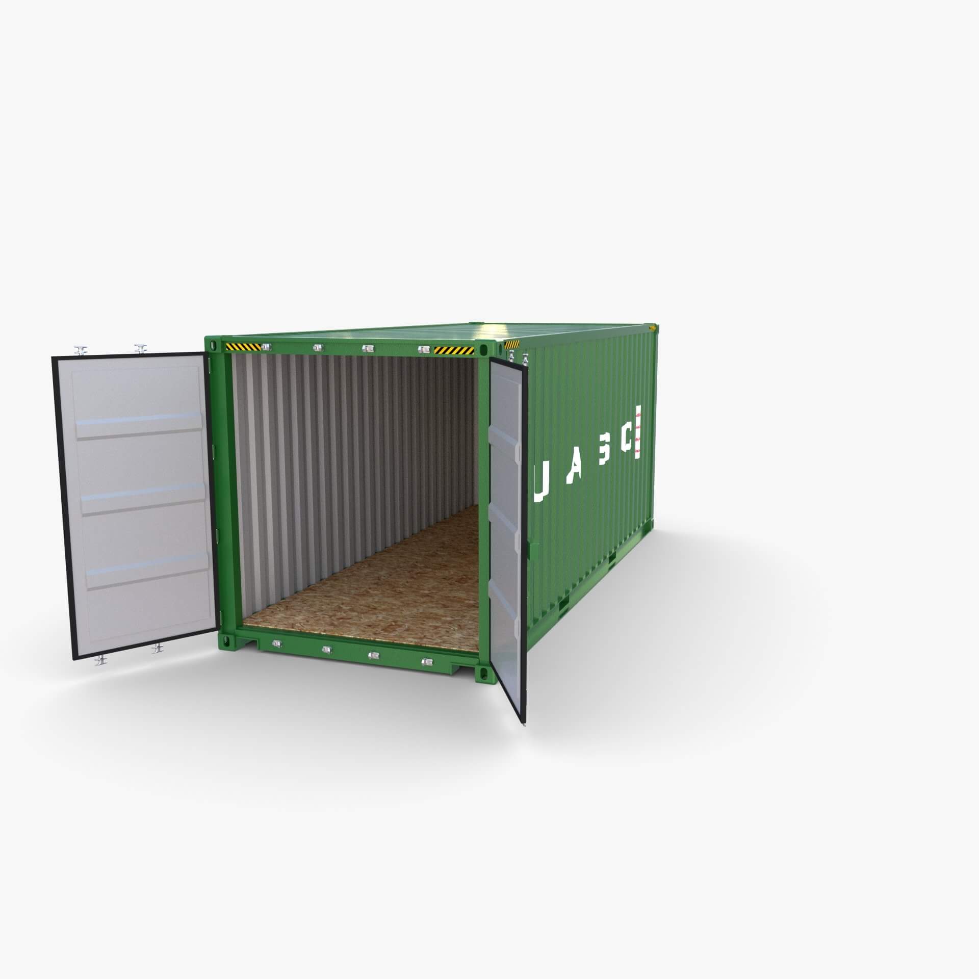 20ft Shipping Container UASC V1 - 3D Model by dragosburian