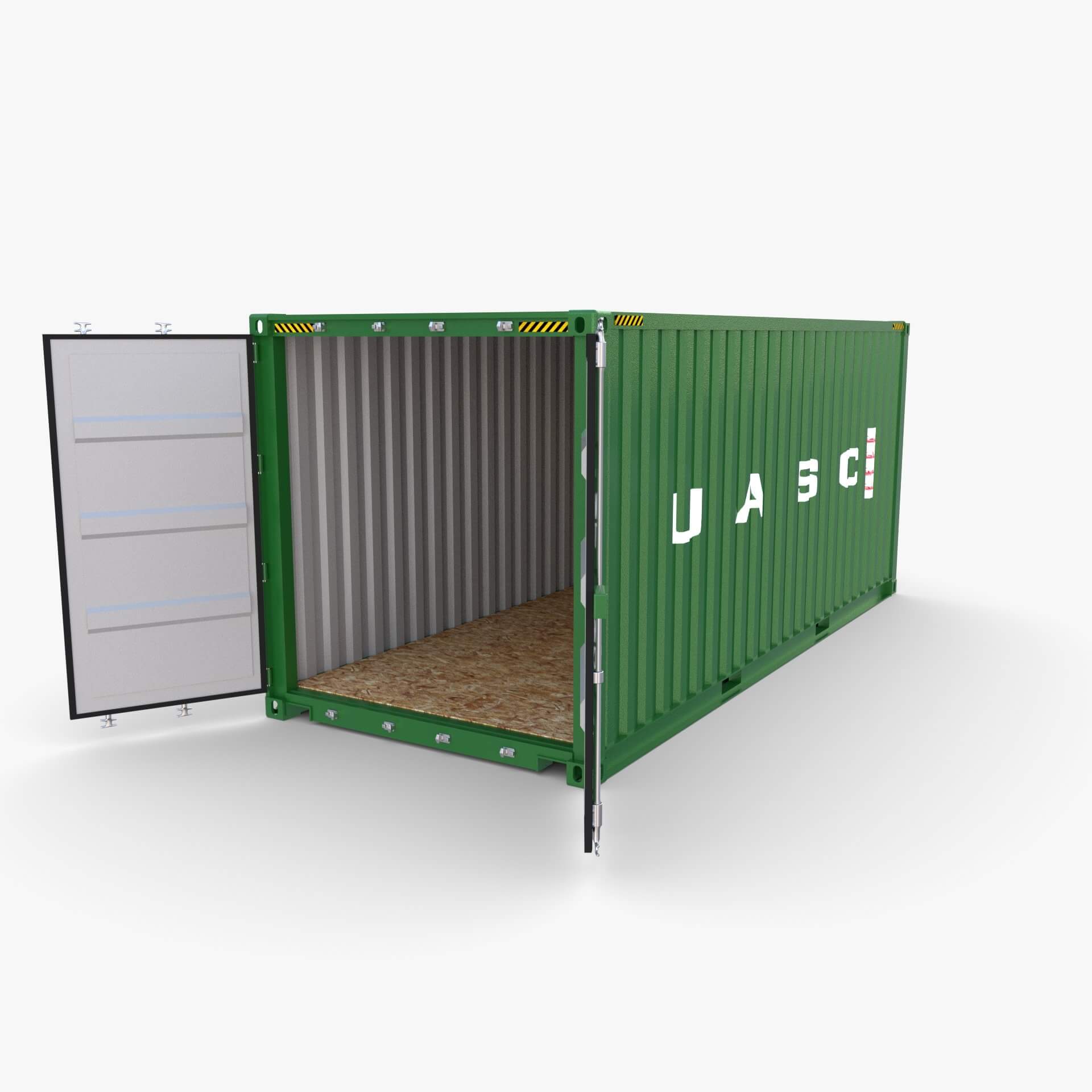 20ft Shipping Container UASC V1 - 3D Model by dragosburian