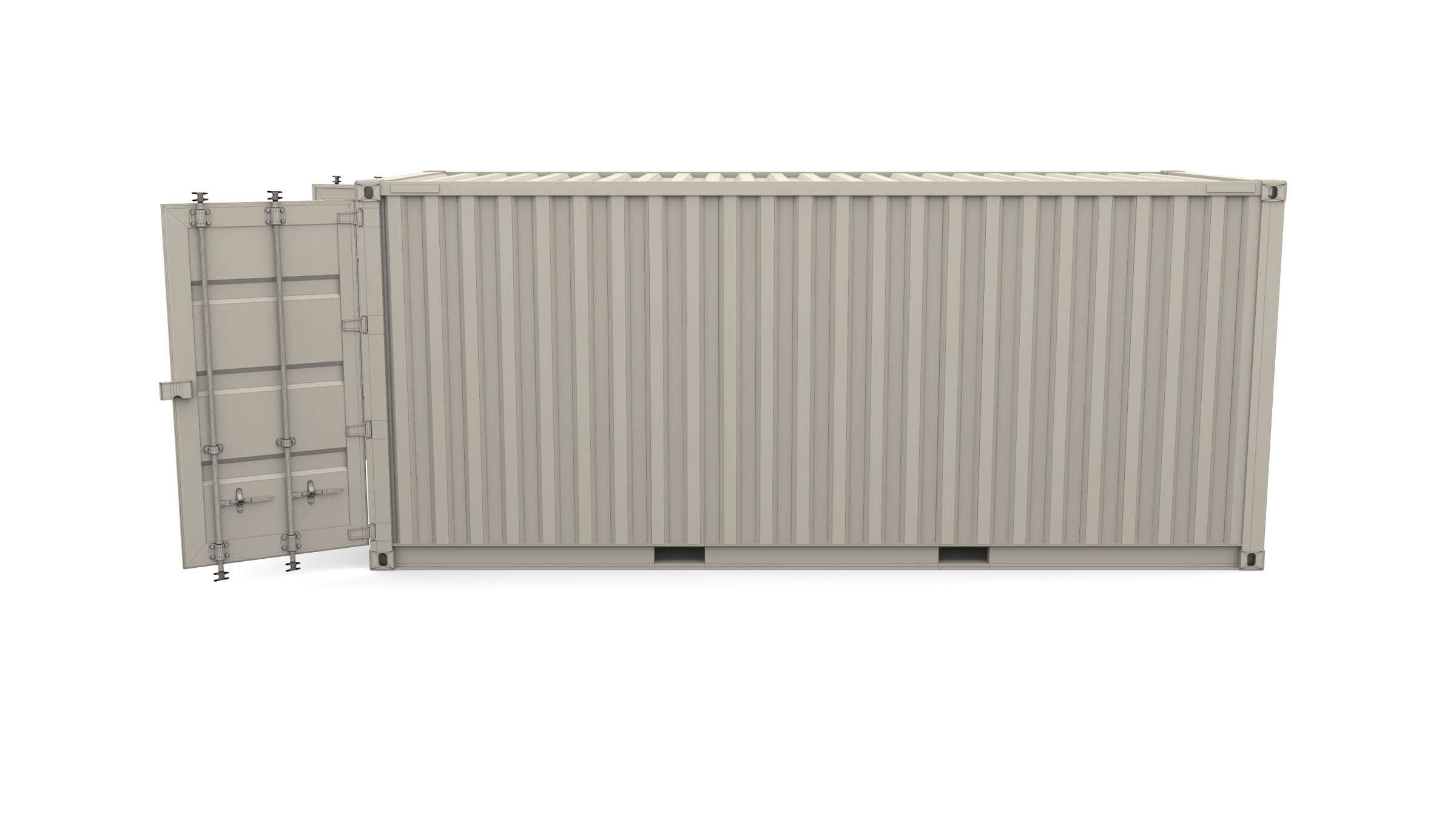 20ft Shipping Container UASC V1 - 3D Model by dragosburian