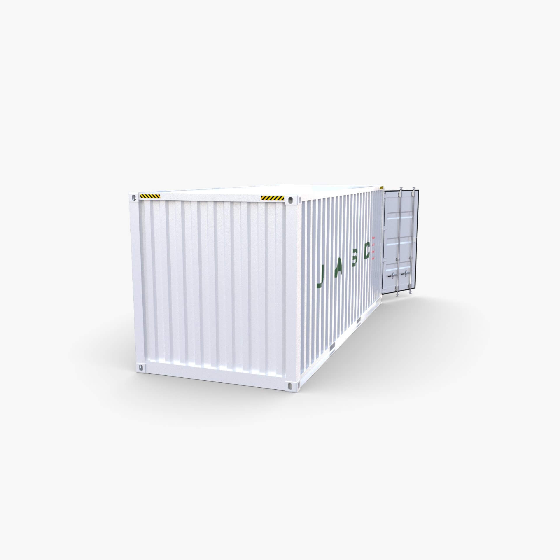 20ft Shipping Container UASC V2 - 3D Model by dragosburian