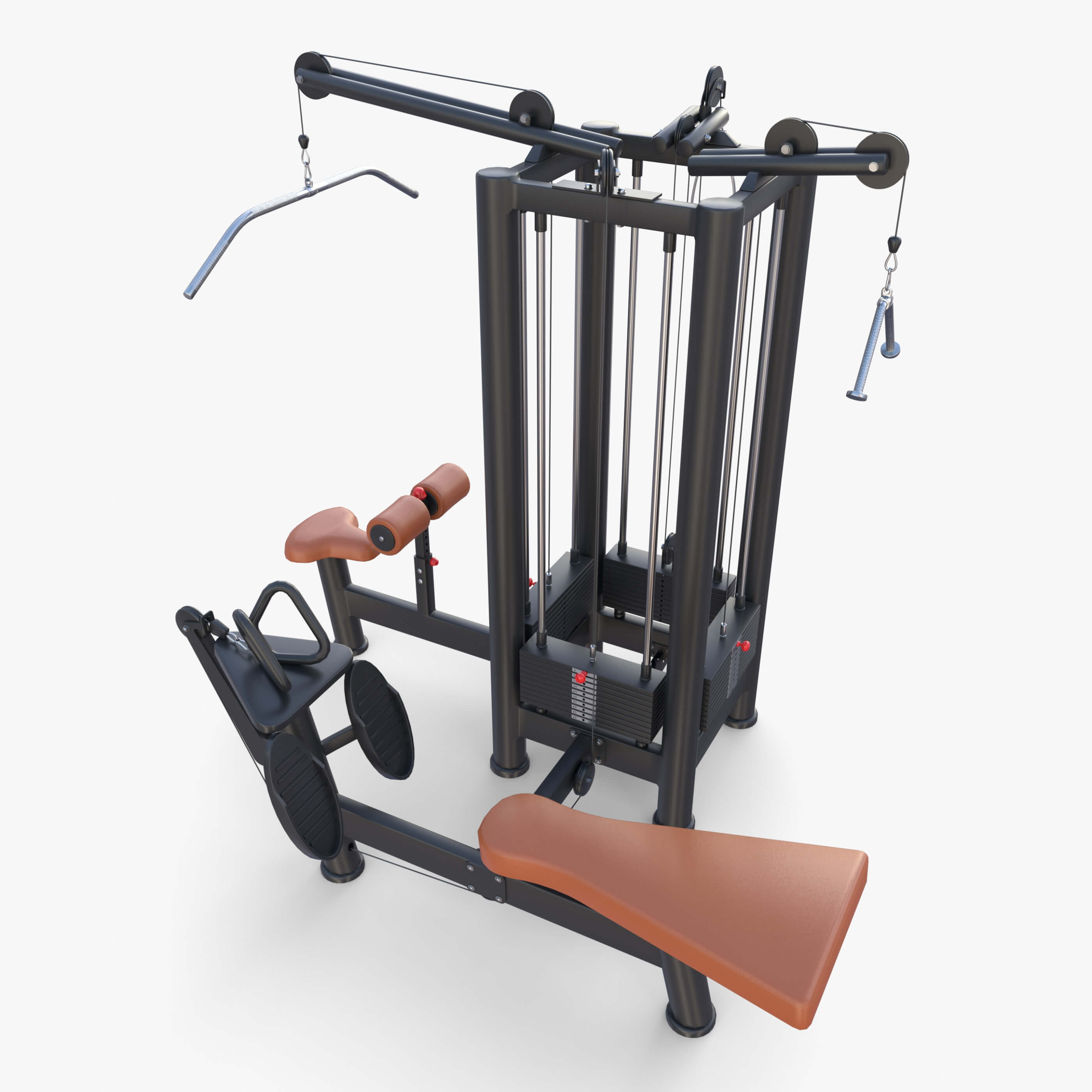 4 Multi Station Jungle Machine V1 - 3D Model by dragosburian