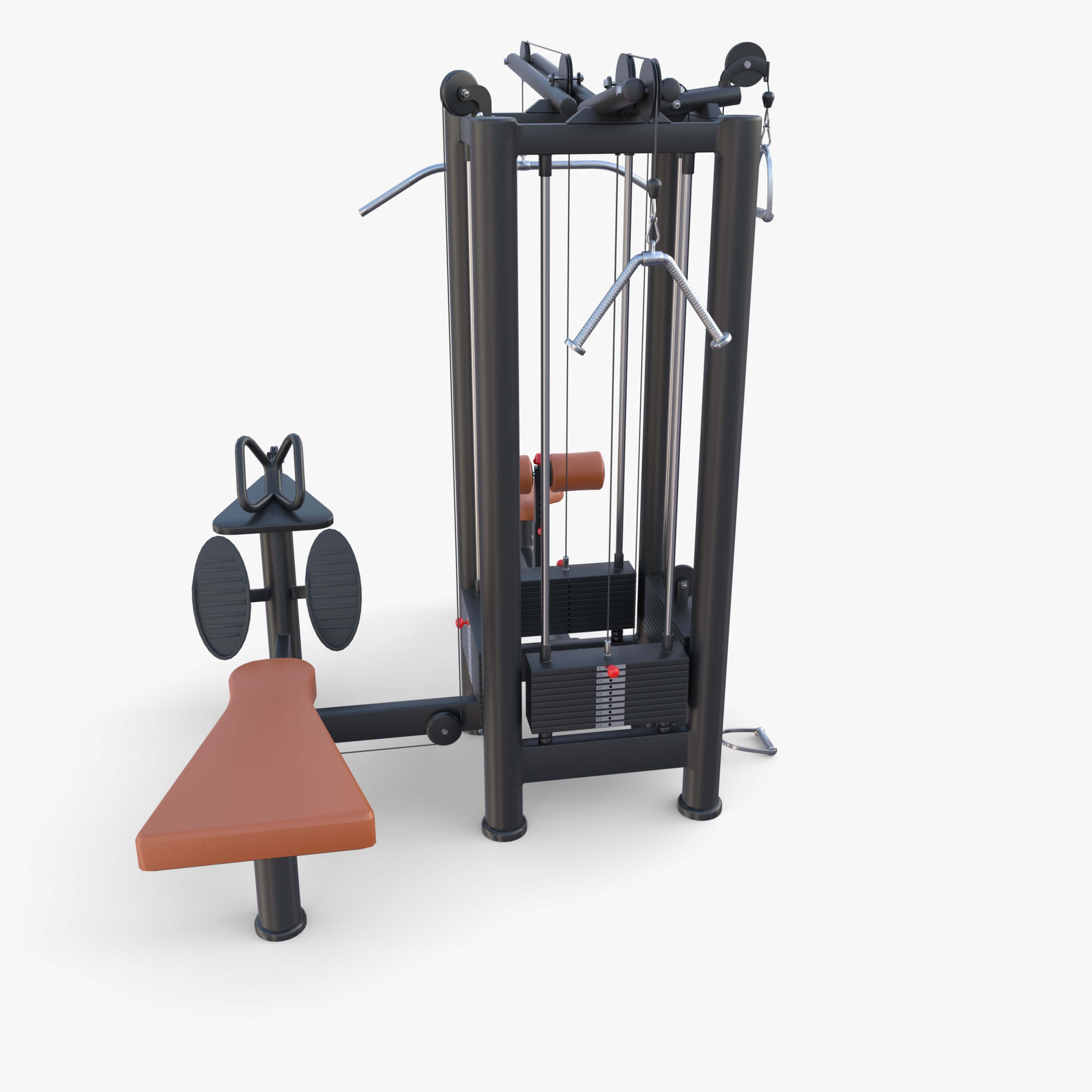 4 Multi Station Jungle Machine V1 - 3D Model by dragosburian