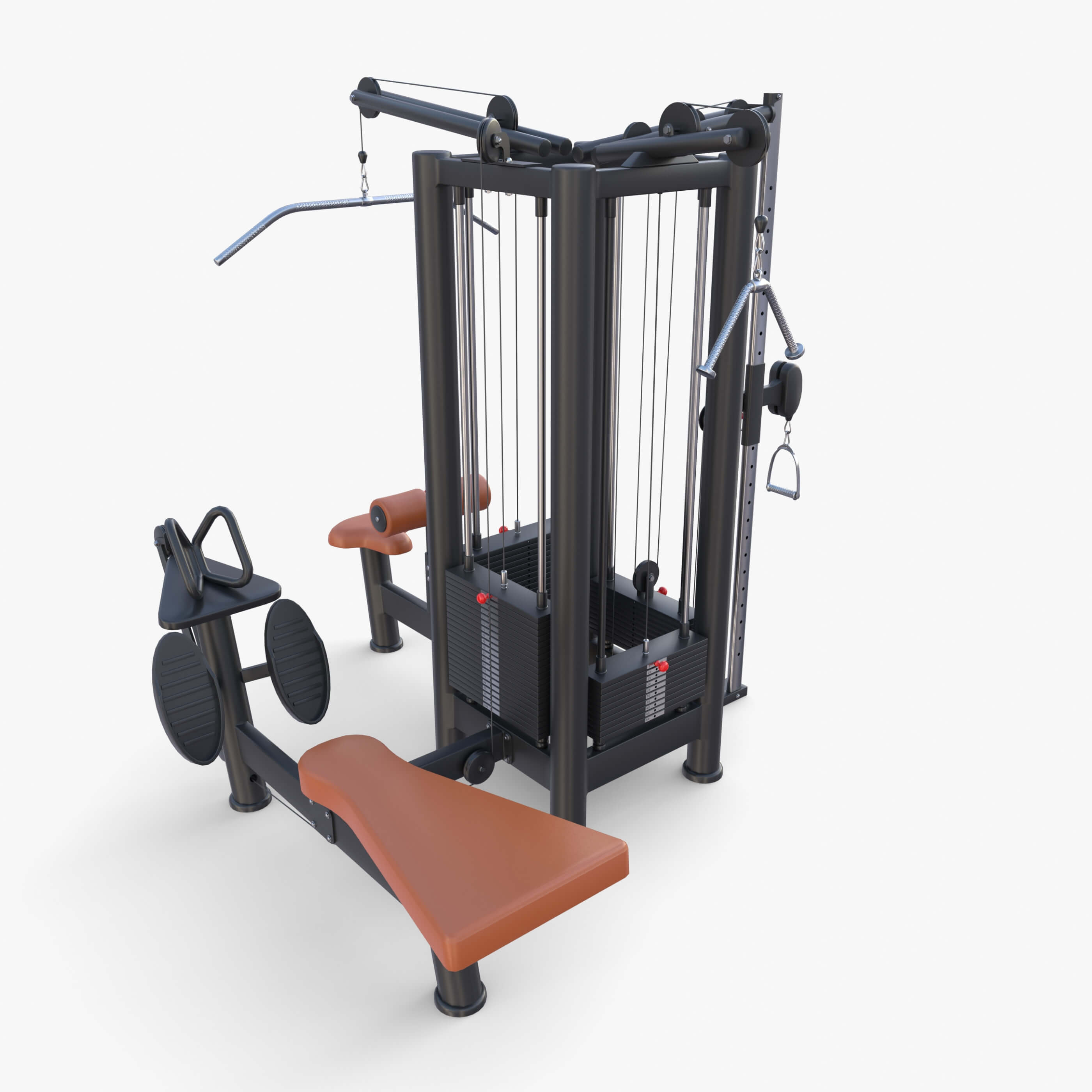 4 Multi Station Jungle Machine V2 - 3D Model by dragosburian