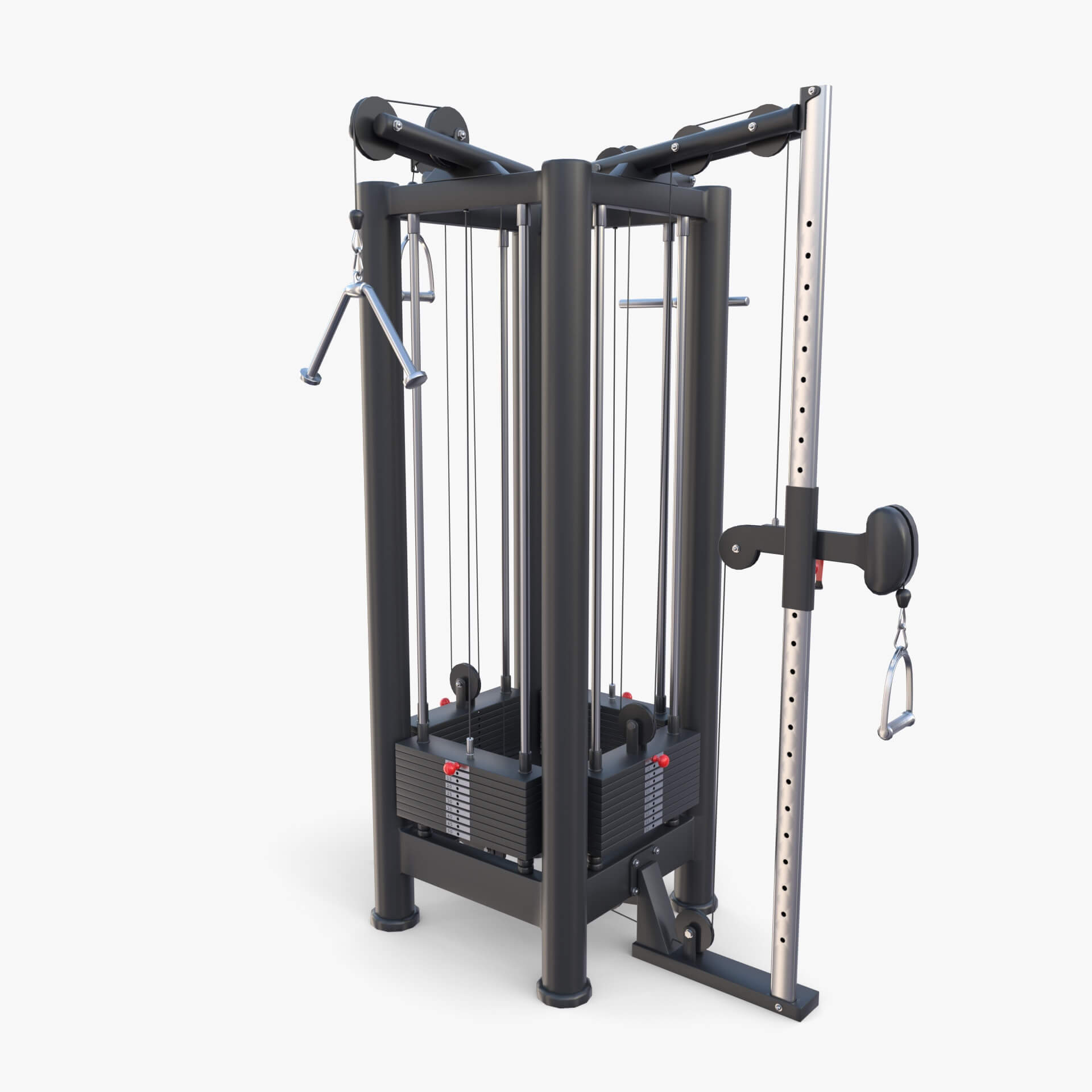 4 Station Multi Gym - 3D Model by dragosburian