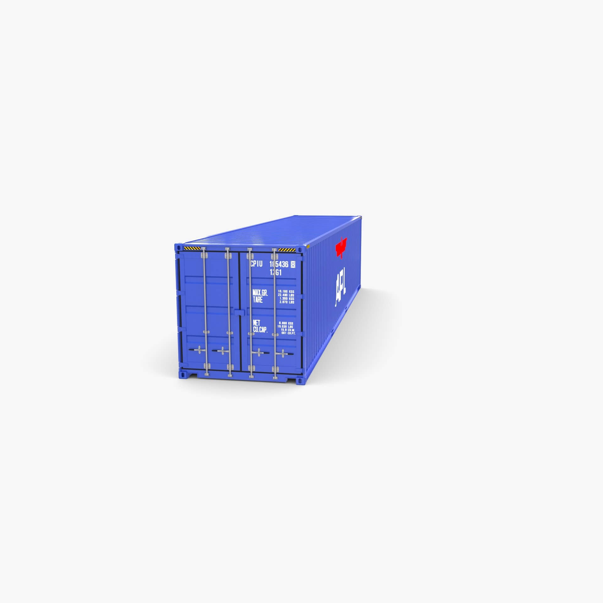 40ft Shipping Container APL - 3D Model by dragosburian