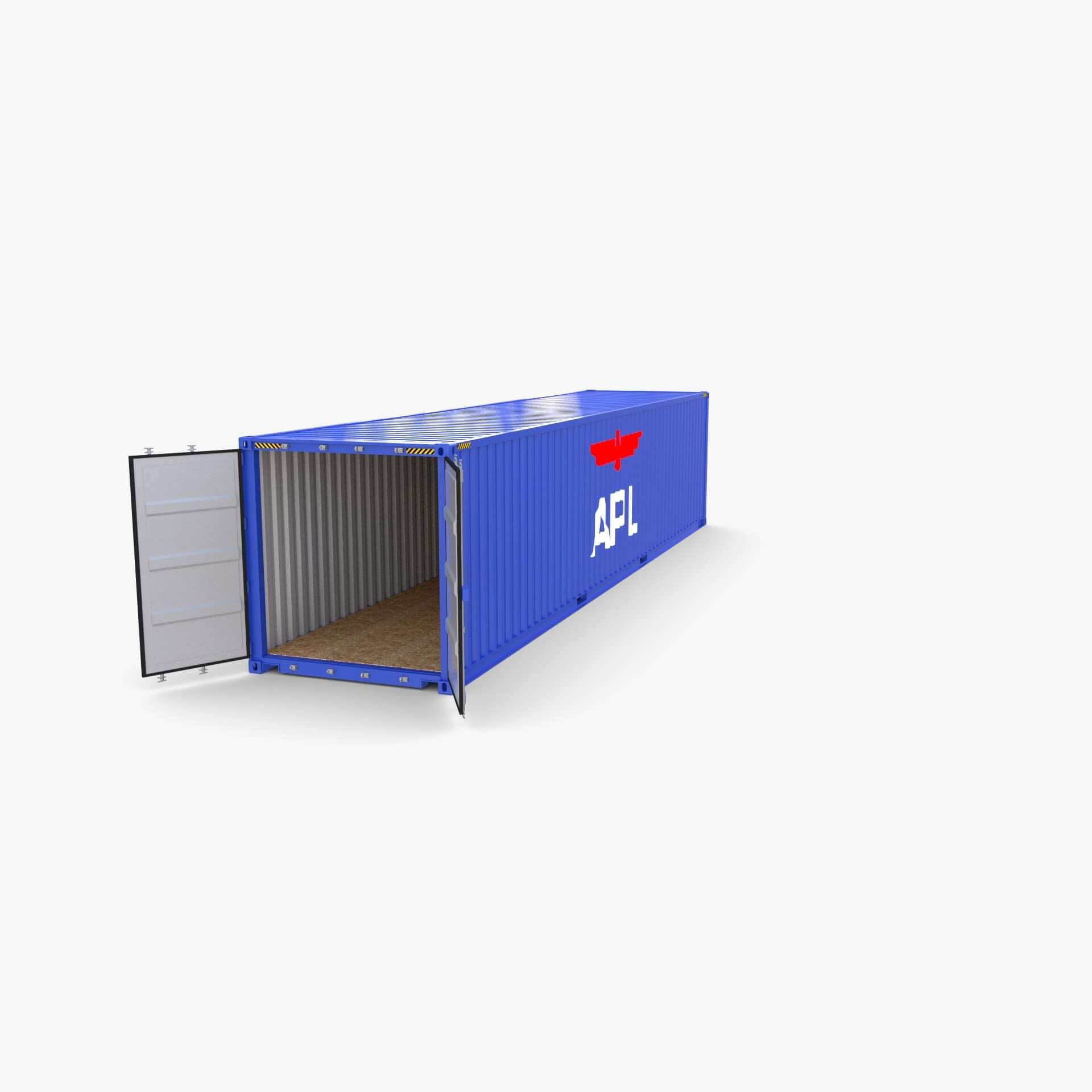 40ft Shipping Container APL - 3D Model by dragosburian