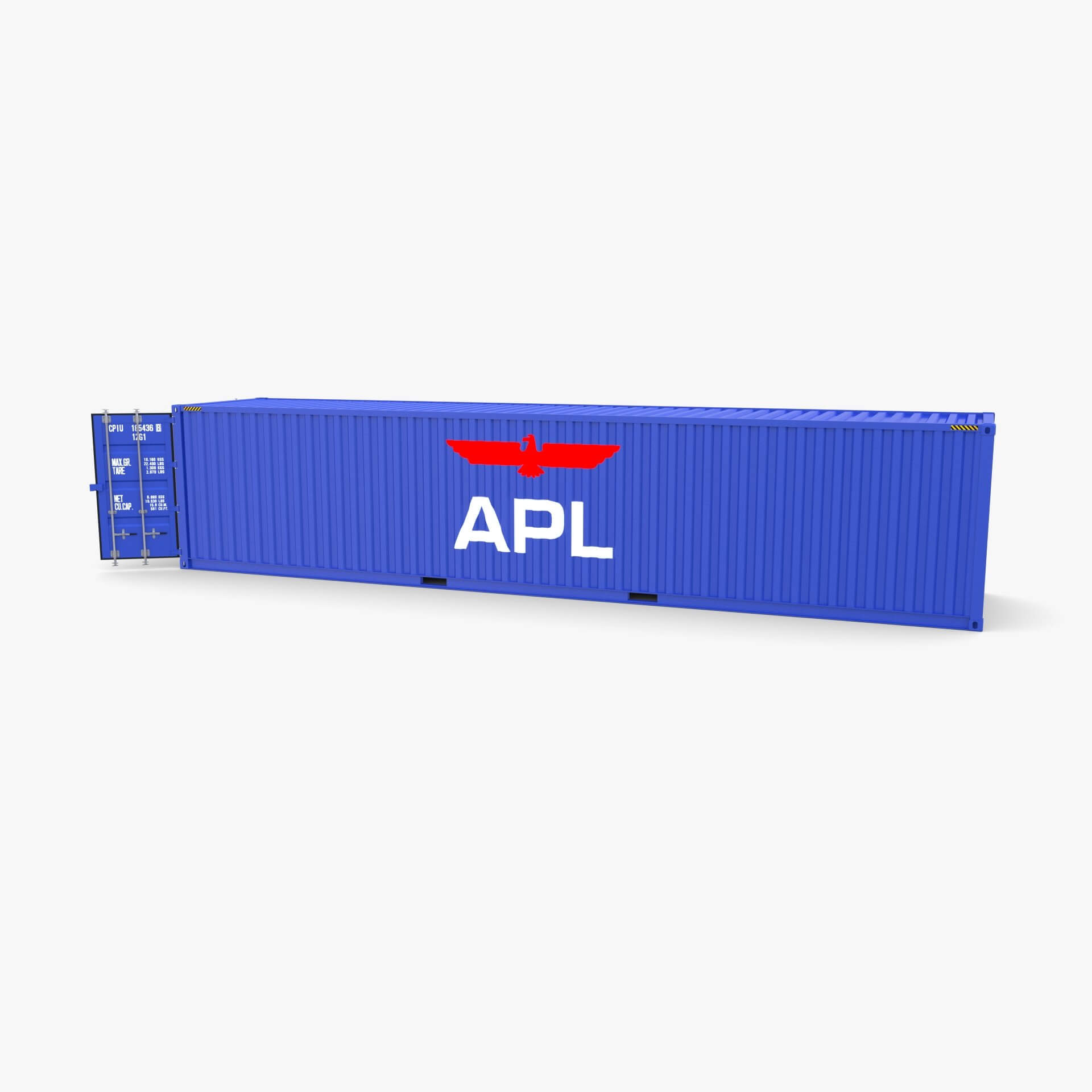 40ft Shipping Container APL - 3D Model by dragosburian