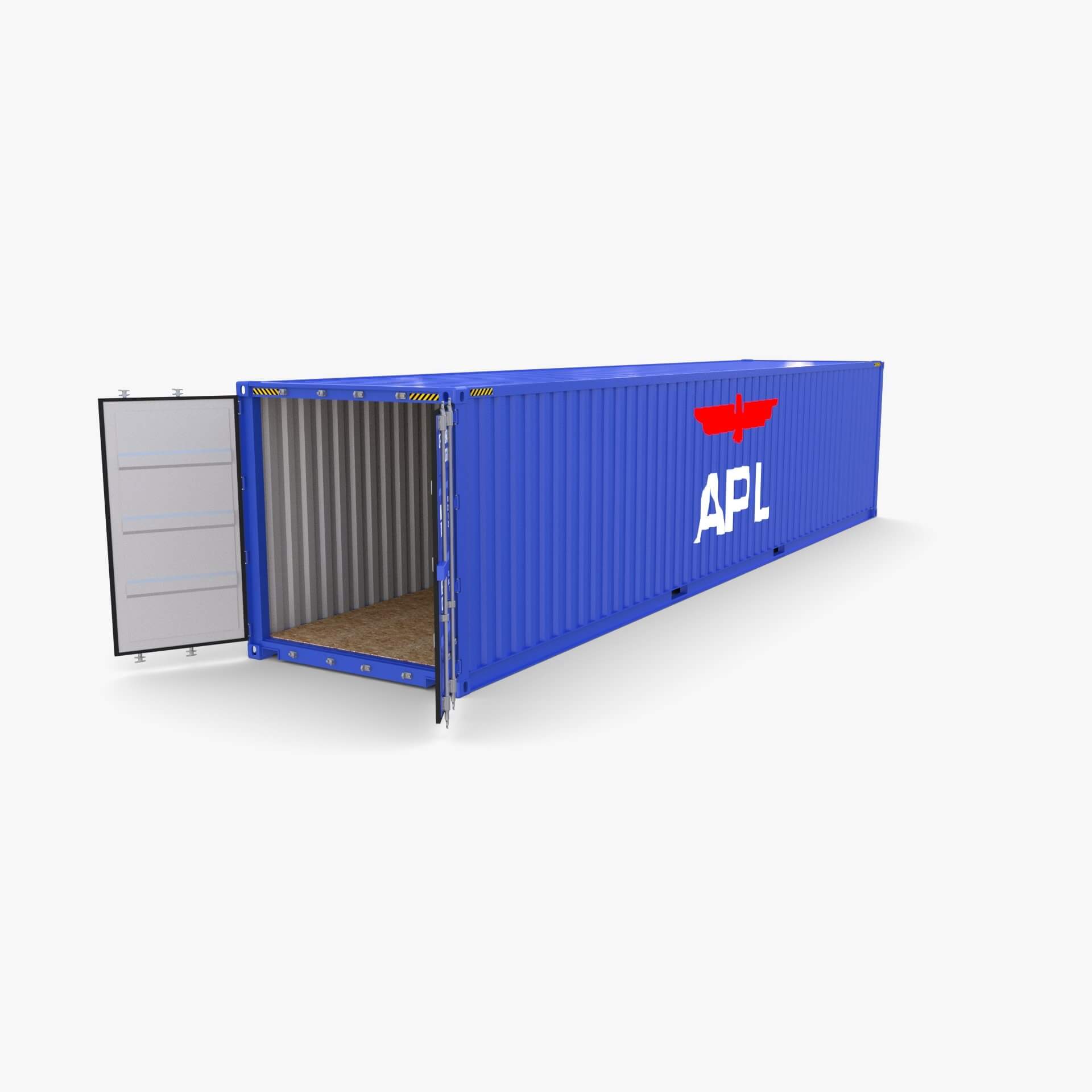 40ft Shipping Container APL - 3D Model by dragosburian