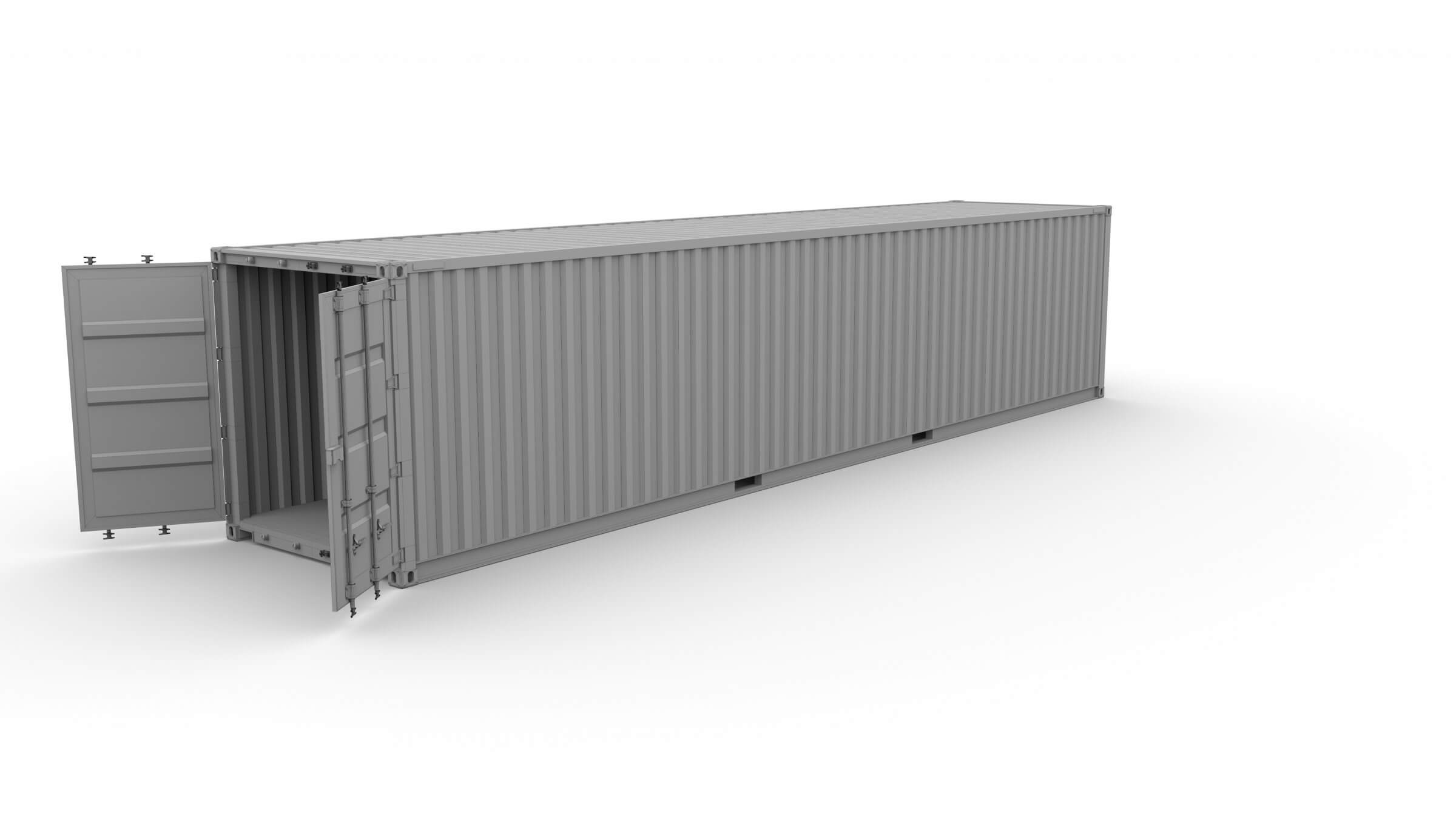 40ft Shipping Container APL - 3D Model by dragosburian
