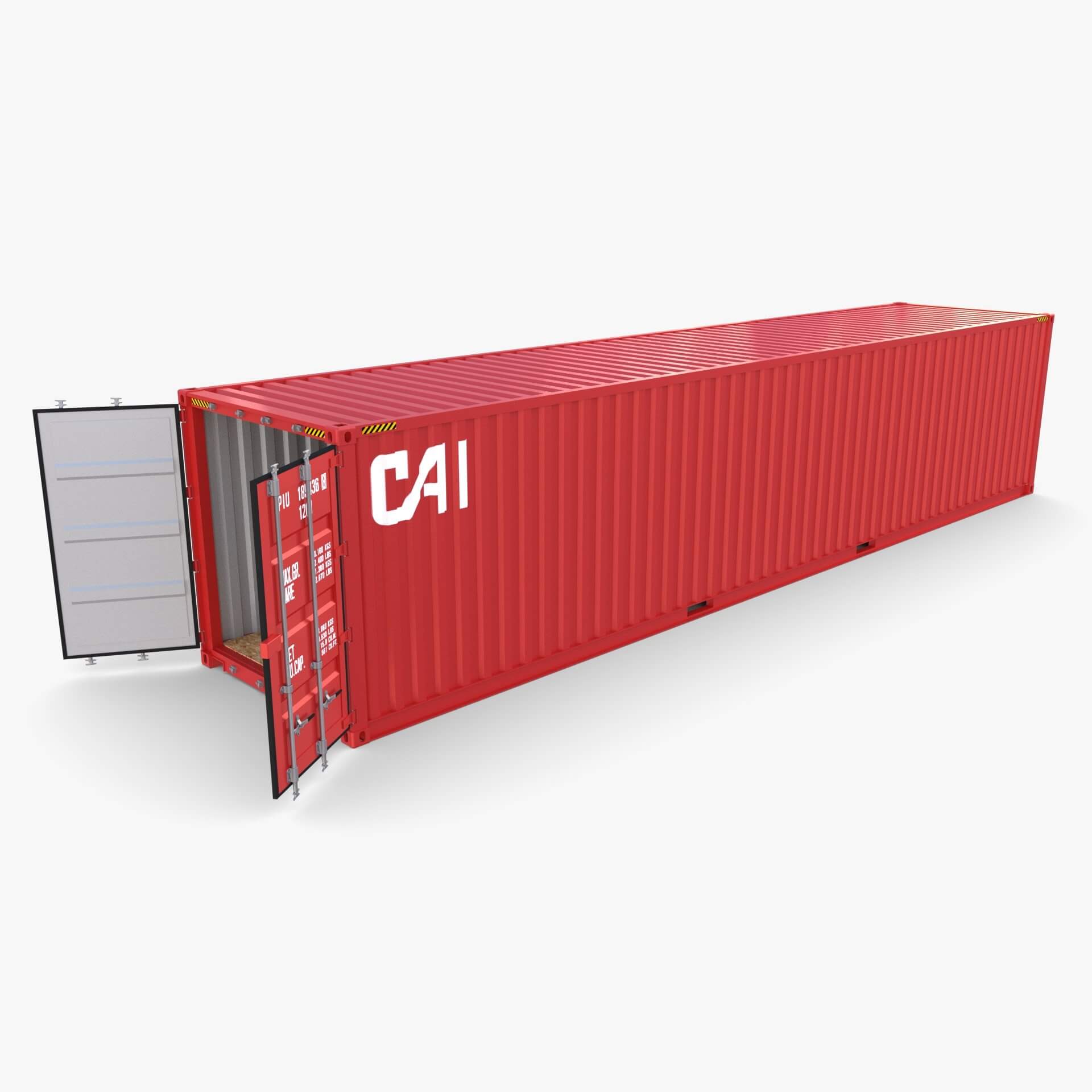 40ft Shipping Container CAI V2 - 3D Model by dragosburian