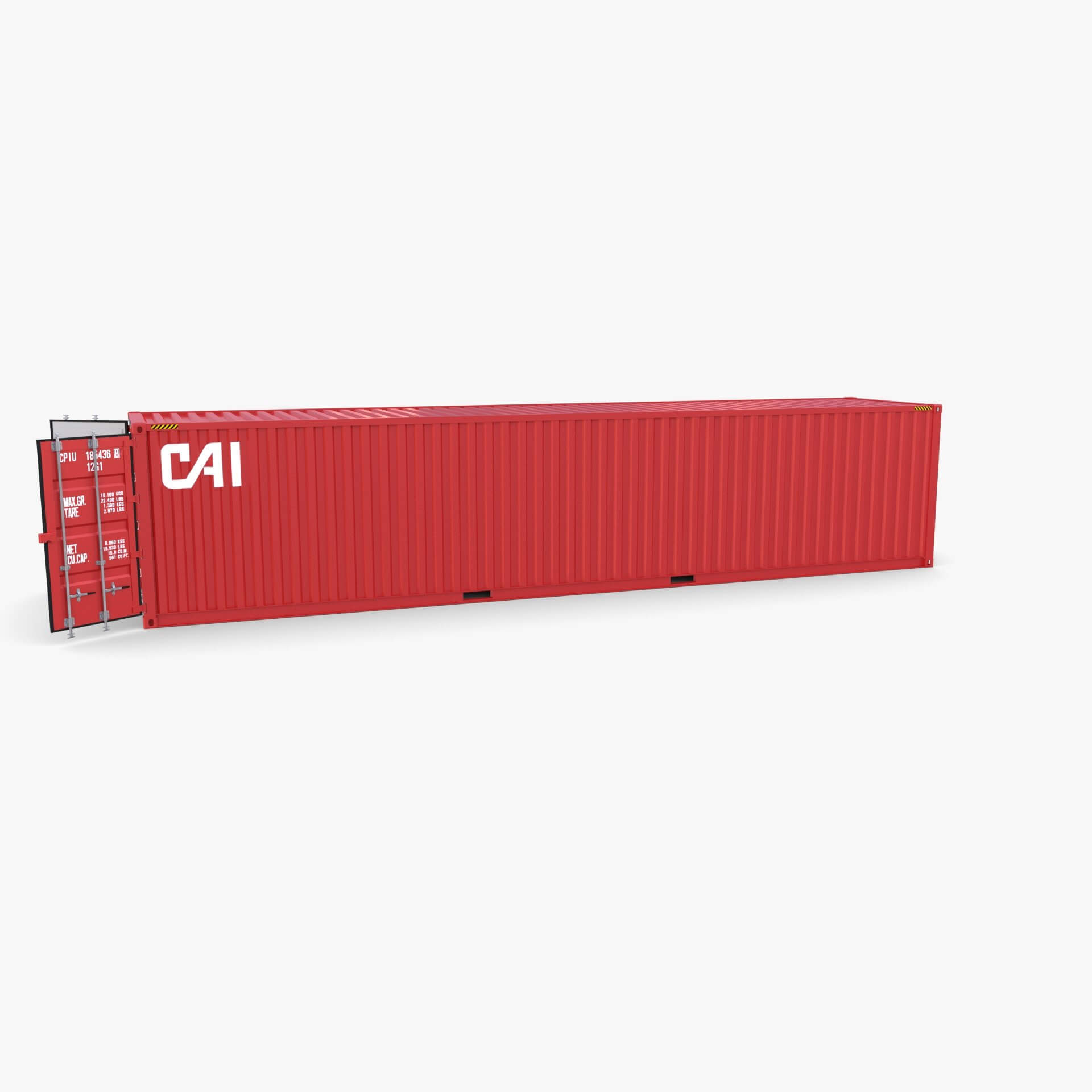 40ft Shipping Container CAI V2 - 3D Model by dragosburian