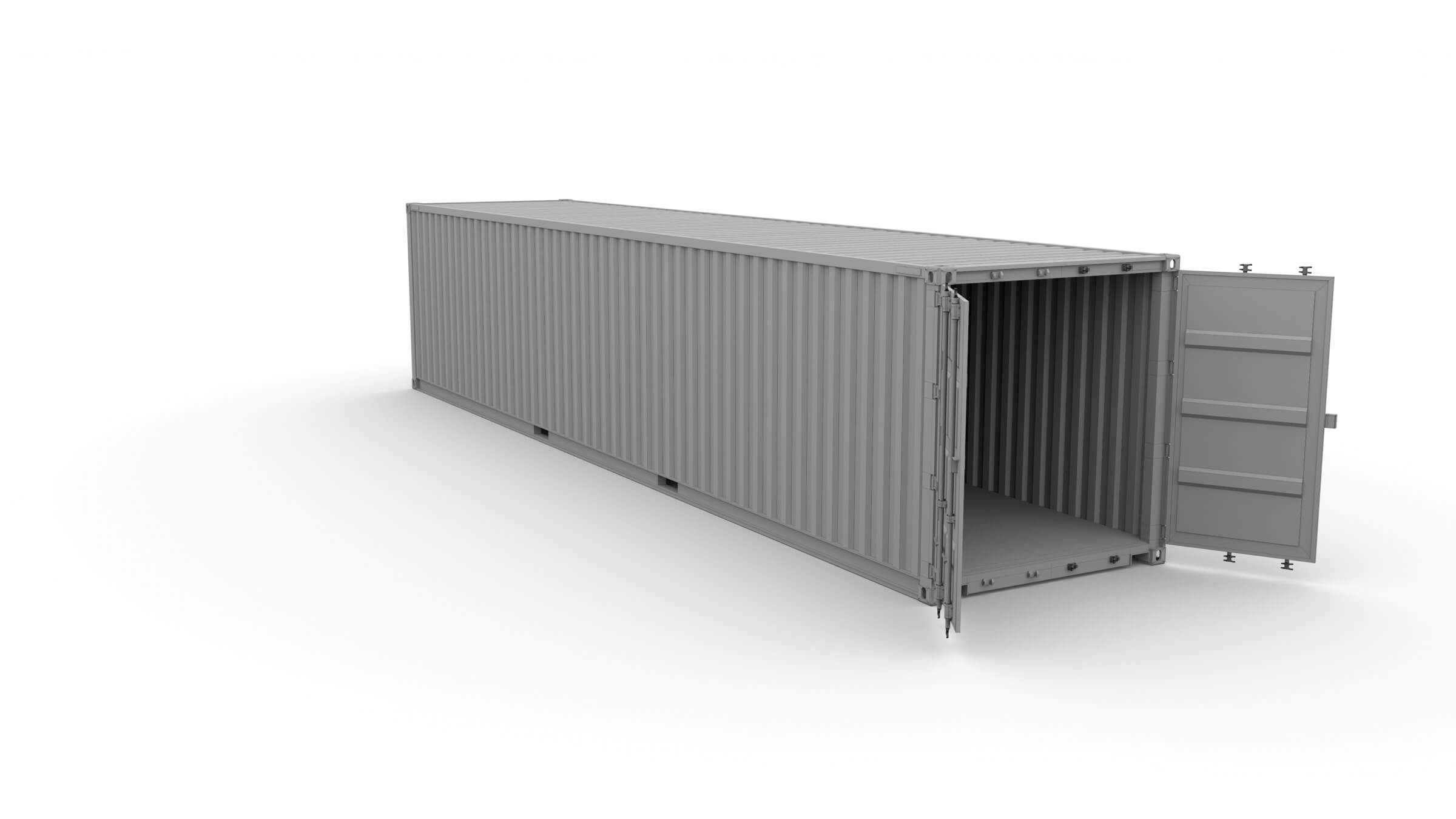 40ft Shipping Container CAI V2 - 3D Model by dragosburian