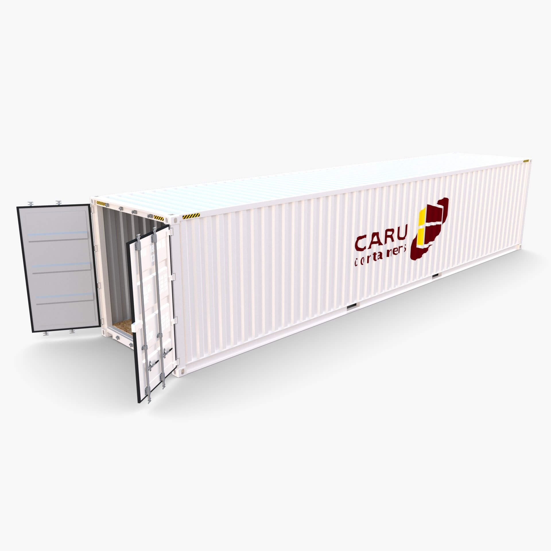 40ft Shipping Container Caru V1 - 3D Model by dragosburian