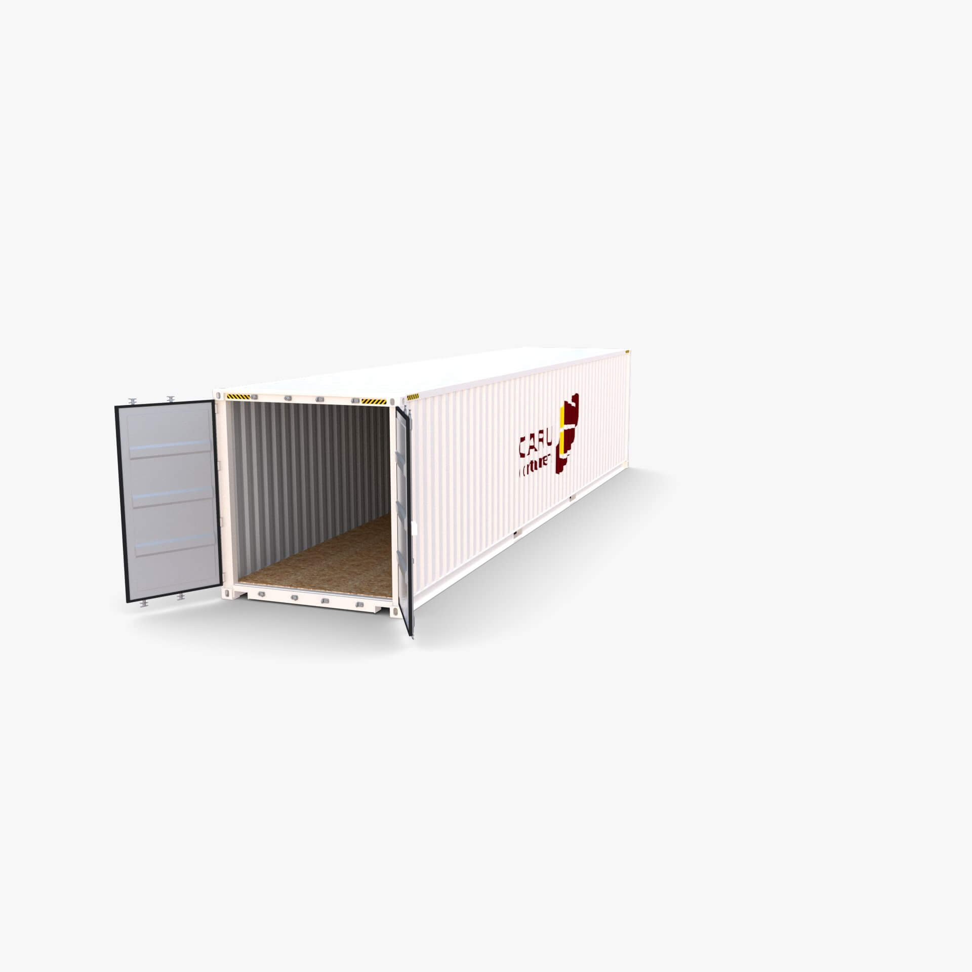 40ft Shipping Container Caru V1 - 3D Model by dragosburian