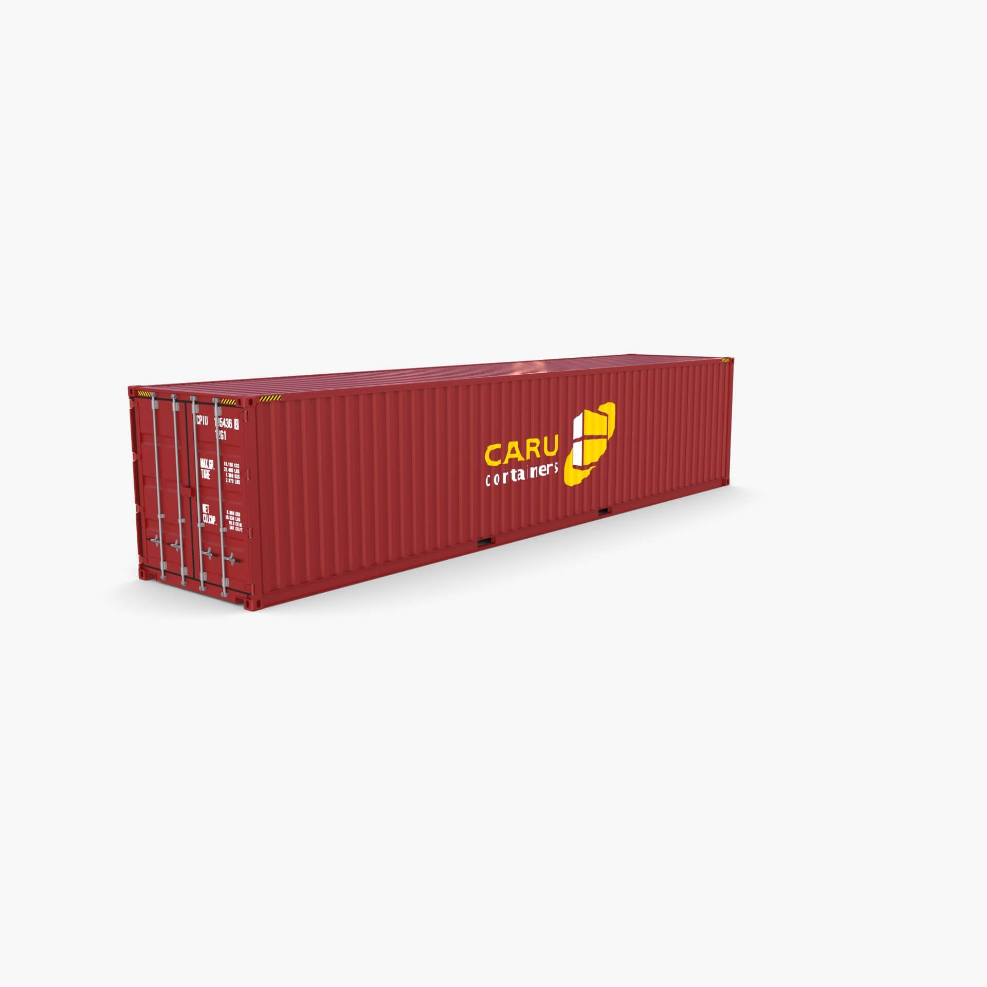 40ft Shipping Container Caru V2 - 3D Model by dragosburian