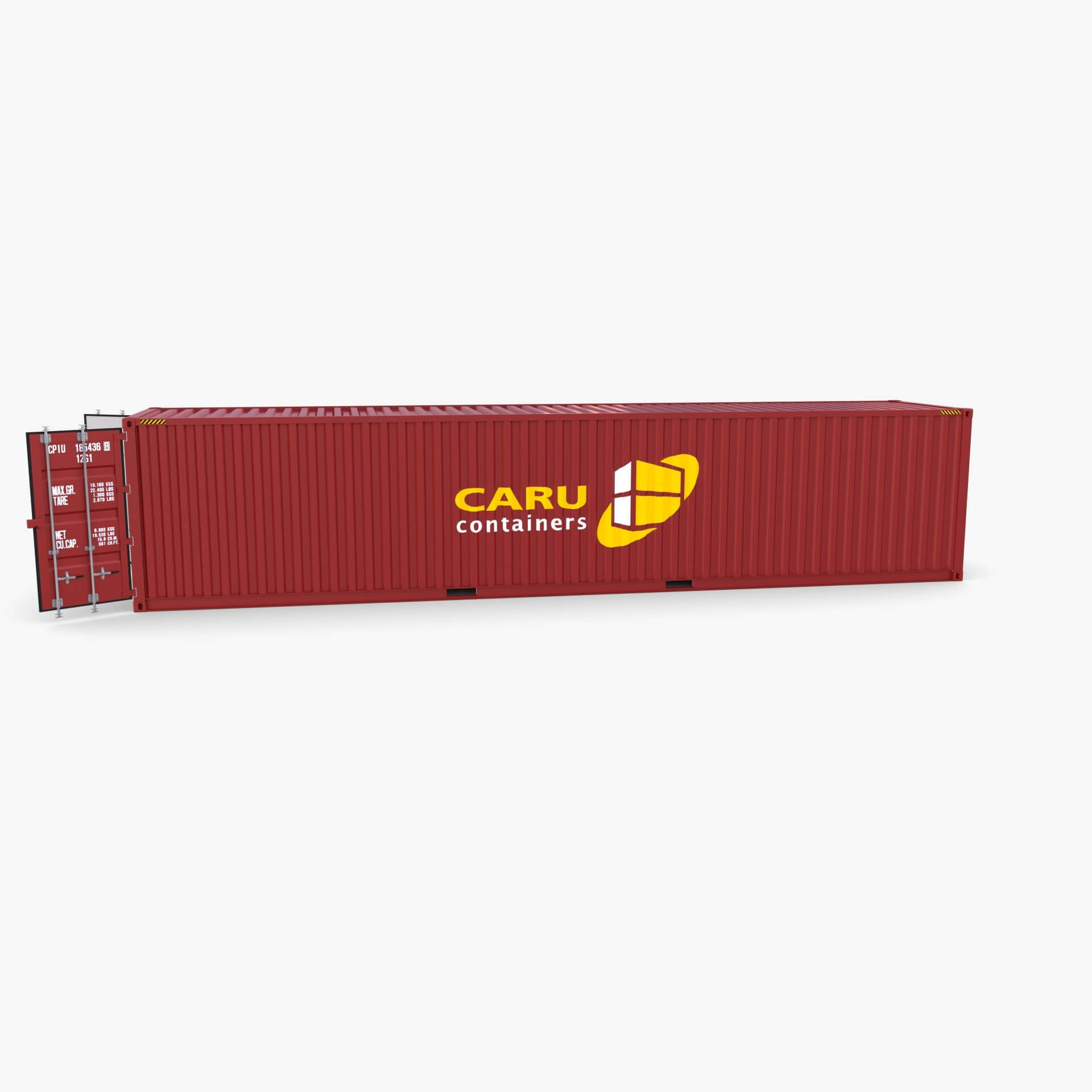 40ft Shipping Container Caru V2 - 3D Model by dragosburian
