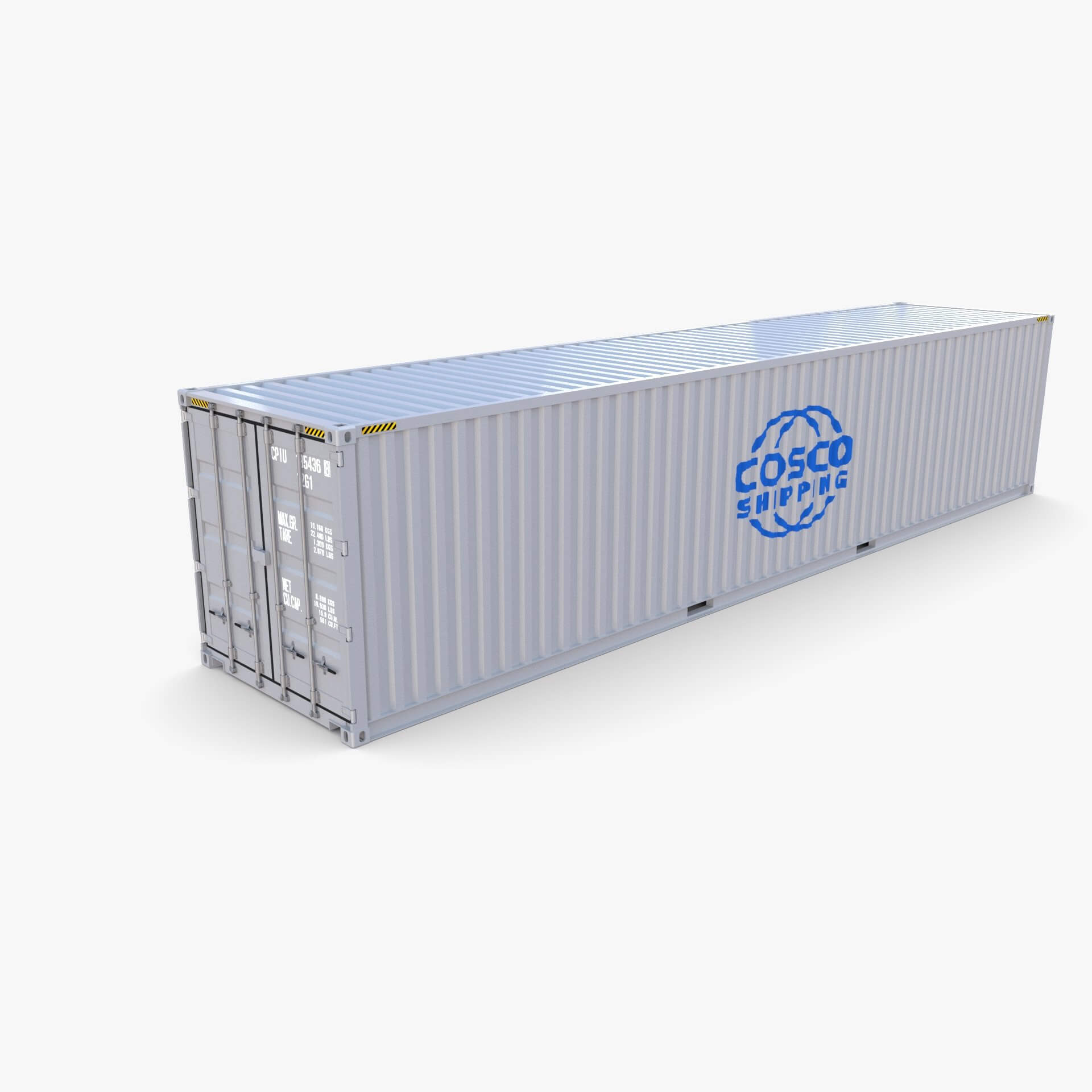 40ft Shipping Container Containerships V2 - 3D Model by dragosburian
