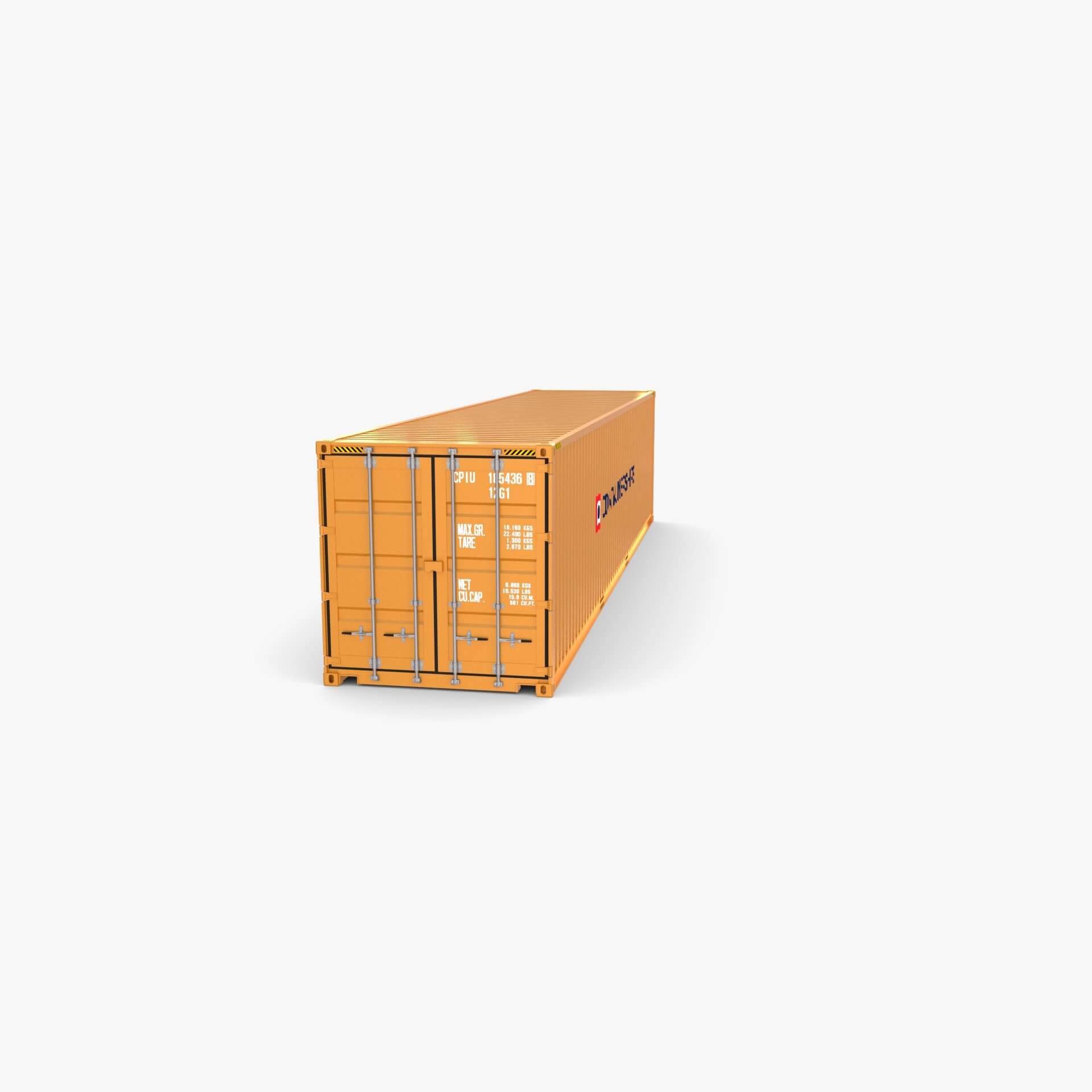 40ft Shipping Container Containerships - 3D Model by dragosburian