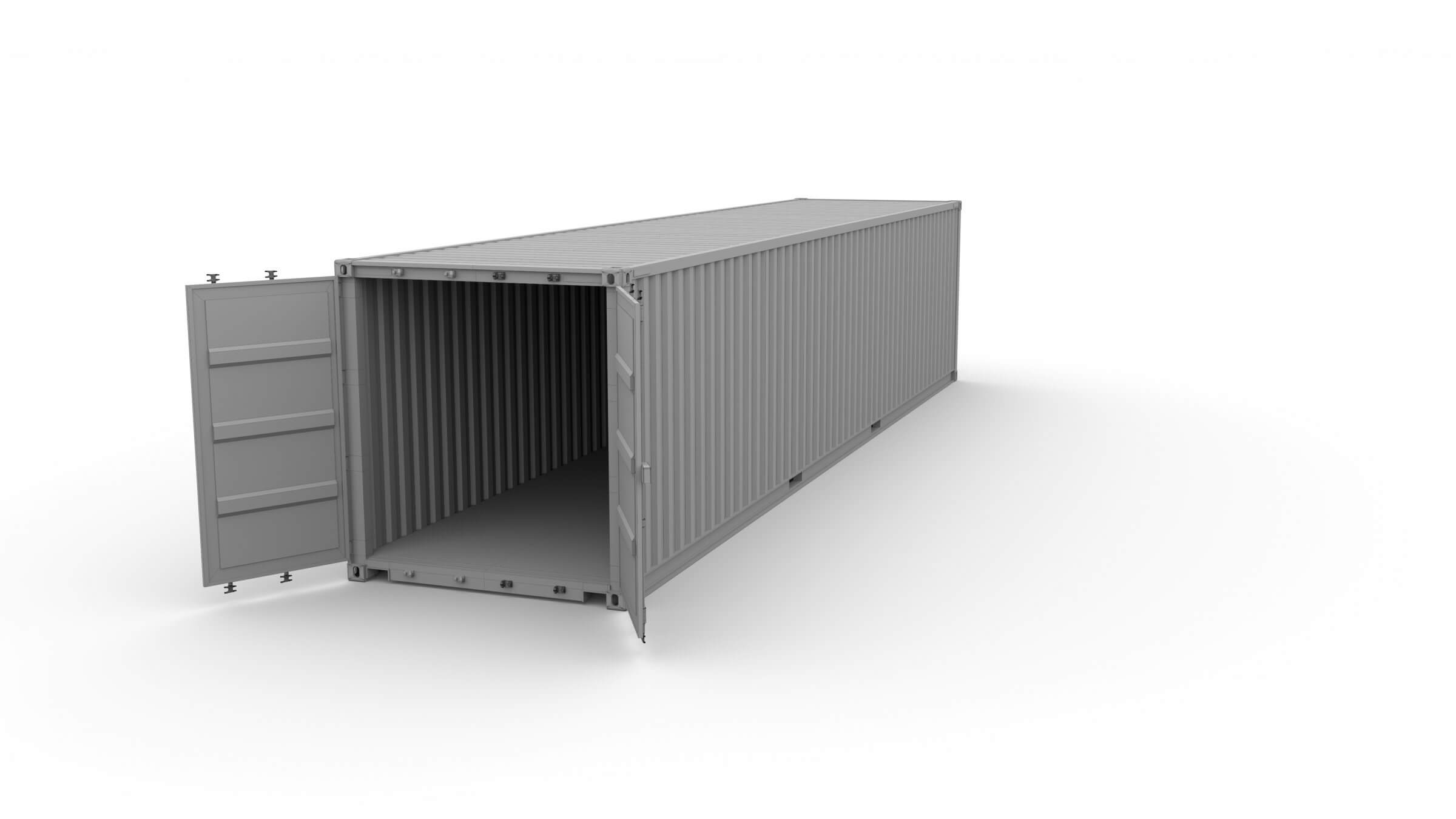 40ft Shipping Container Containerships - 3D Model by dragosburian