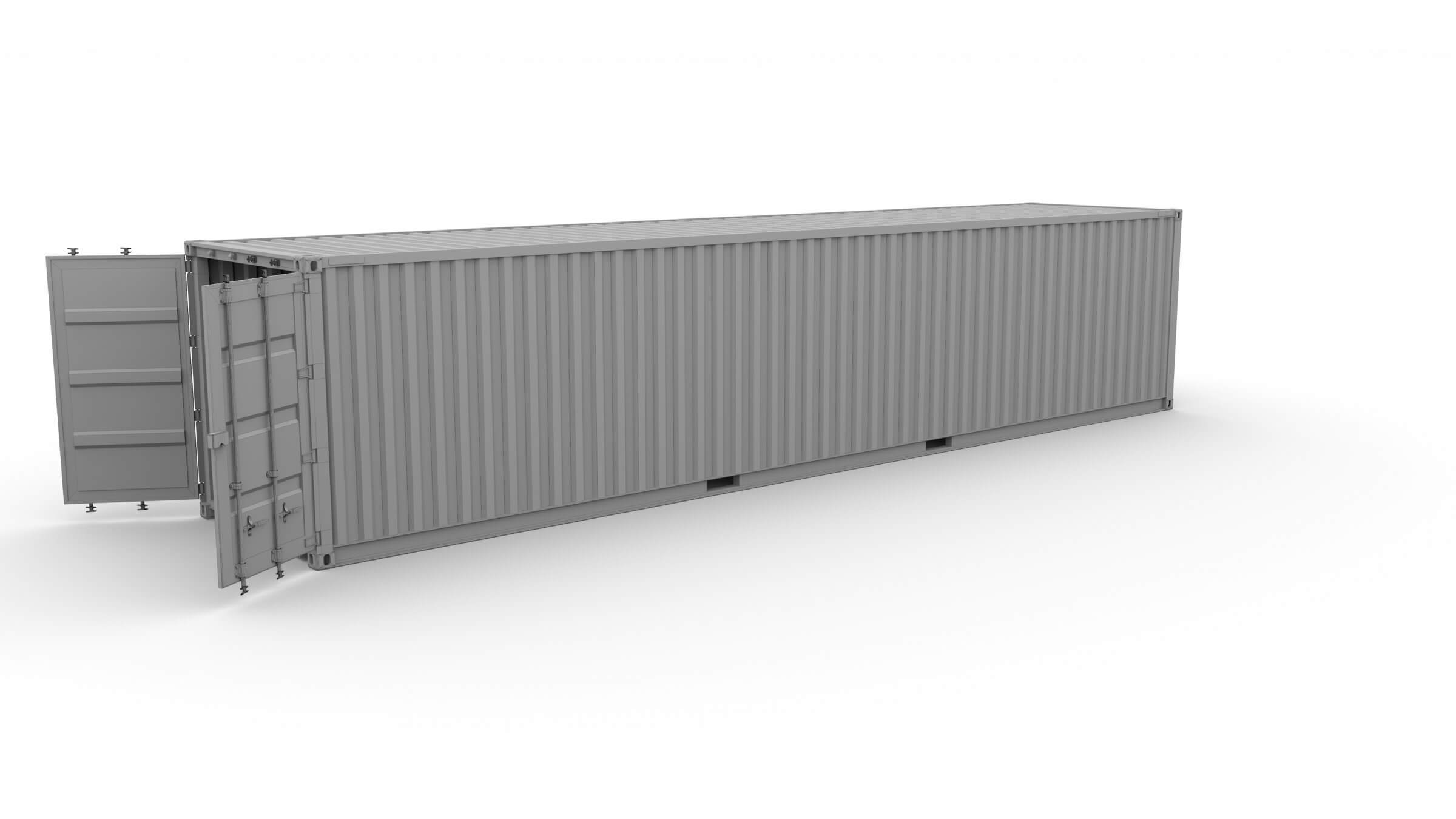 40ft Shipping Container Cosco V1 - 3D Model by dragosburian