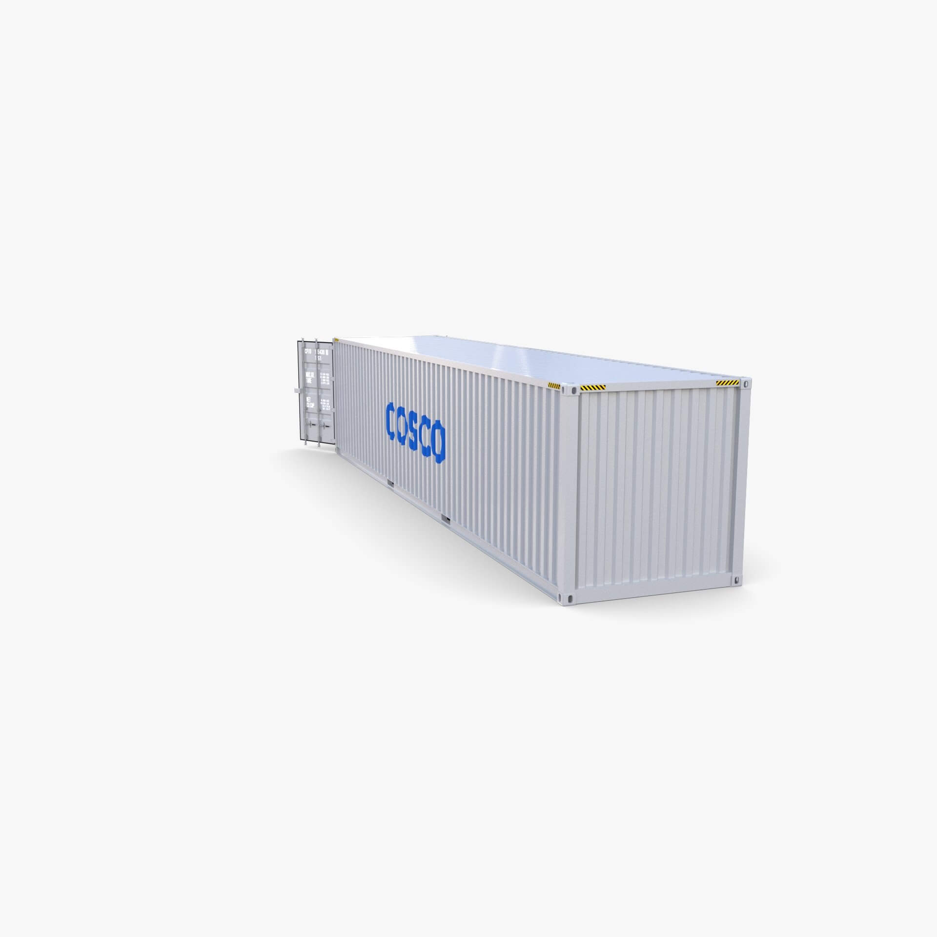 40ft Shipping Container Cosco V2 - 3D Model by dragosburian
