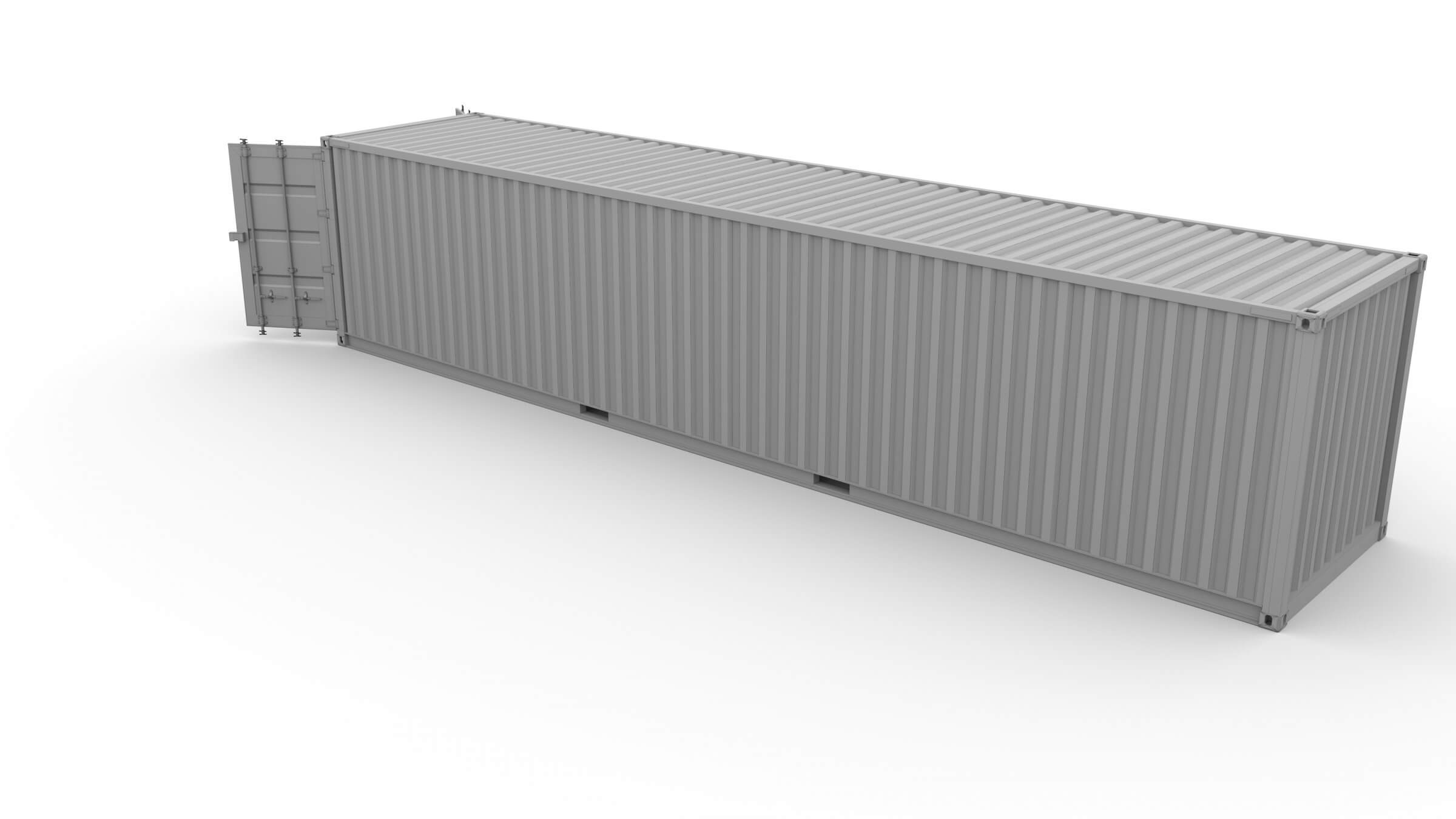 40ft Shipping Container Cosco V2 - 3D Model by dragosburian
