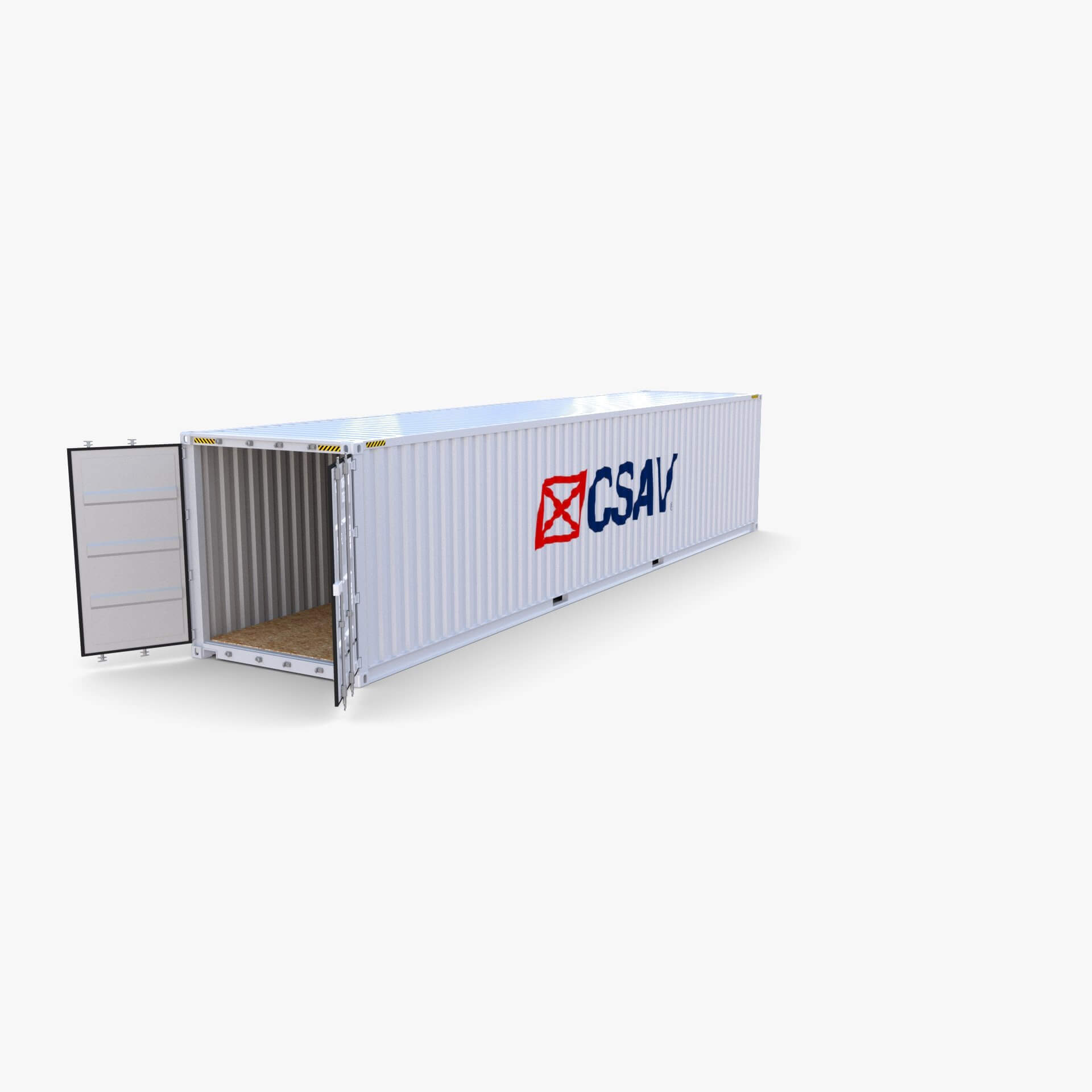 40ft Shipping Container CSAV V1 - 3D Model by dragosburian