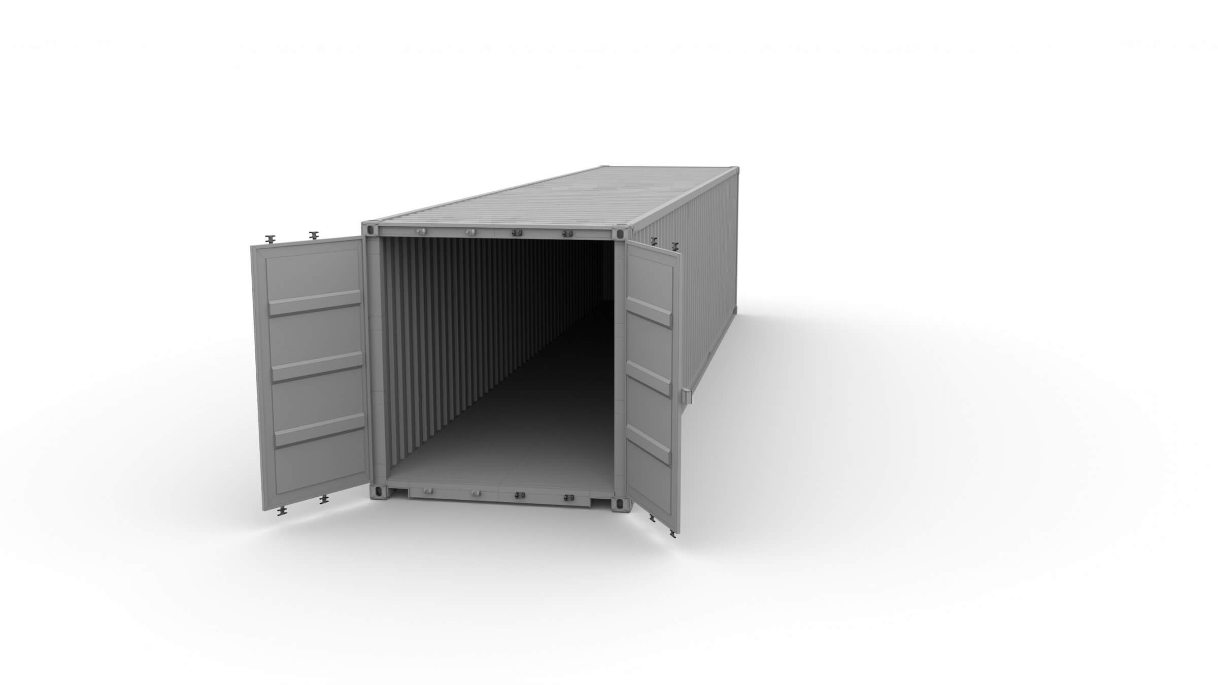 40ft Shipping Container CSAV V2 - 3D Model by dragosburian