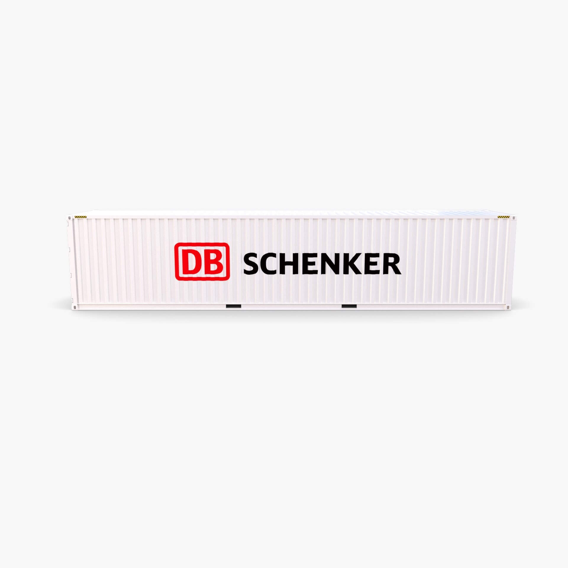 40ft Shipping Container DB Schenker - 3D Model by dragosburian