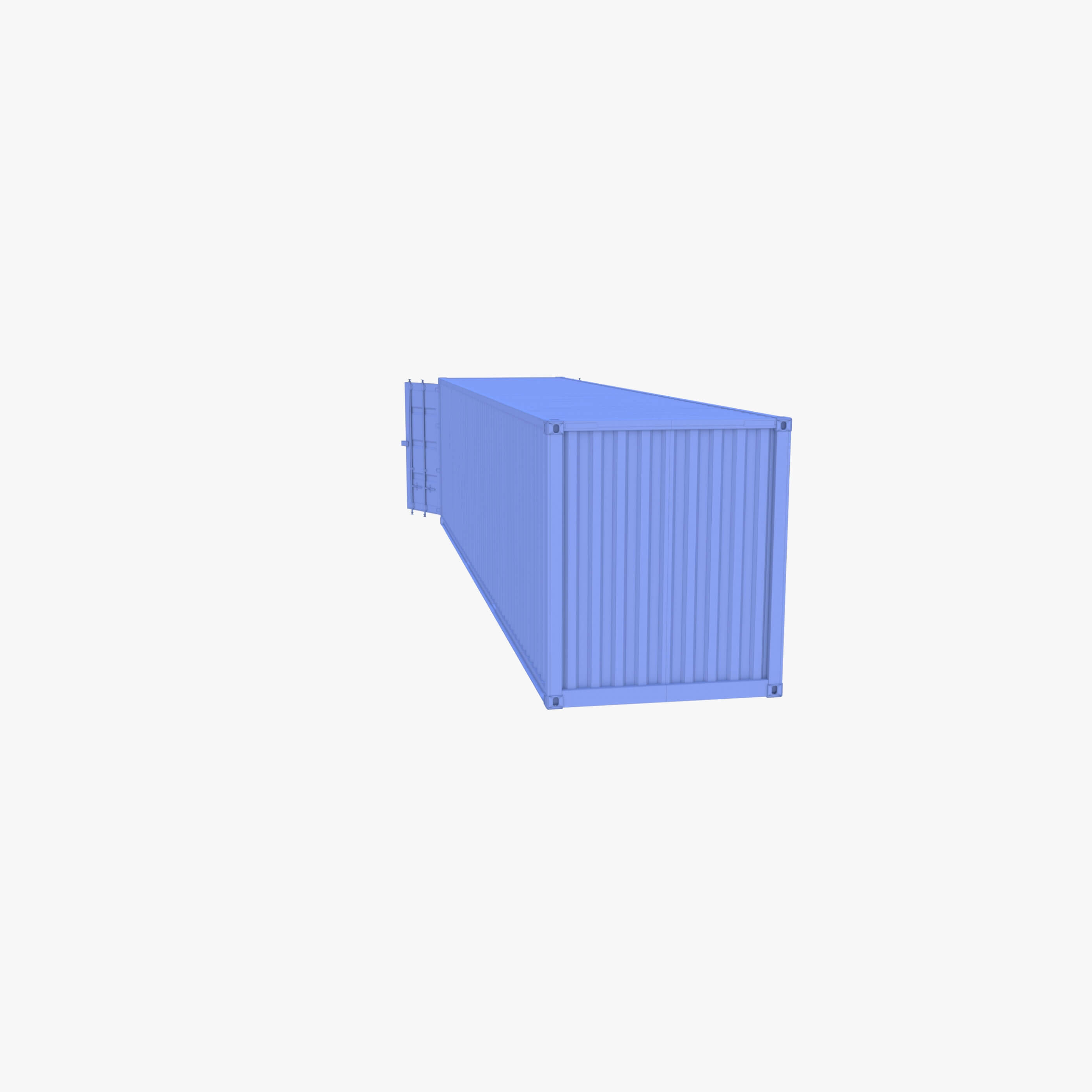 40ft Shipping Container High Cube - 3D Model by dragosburian