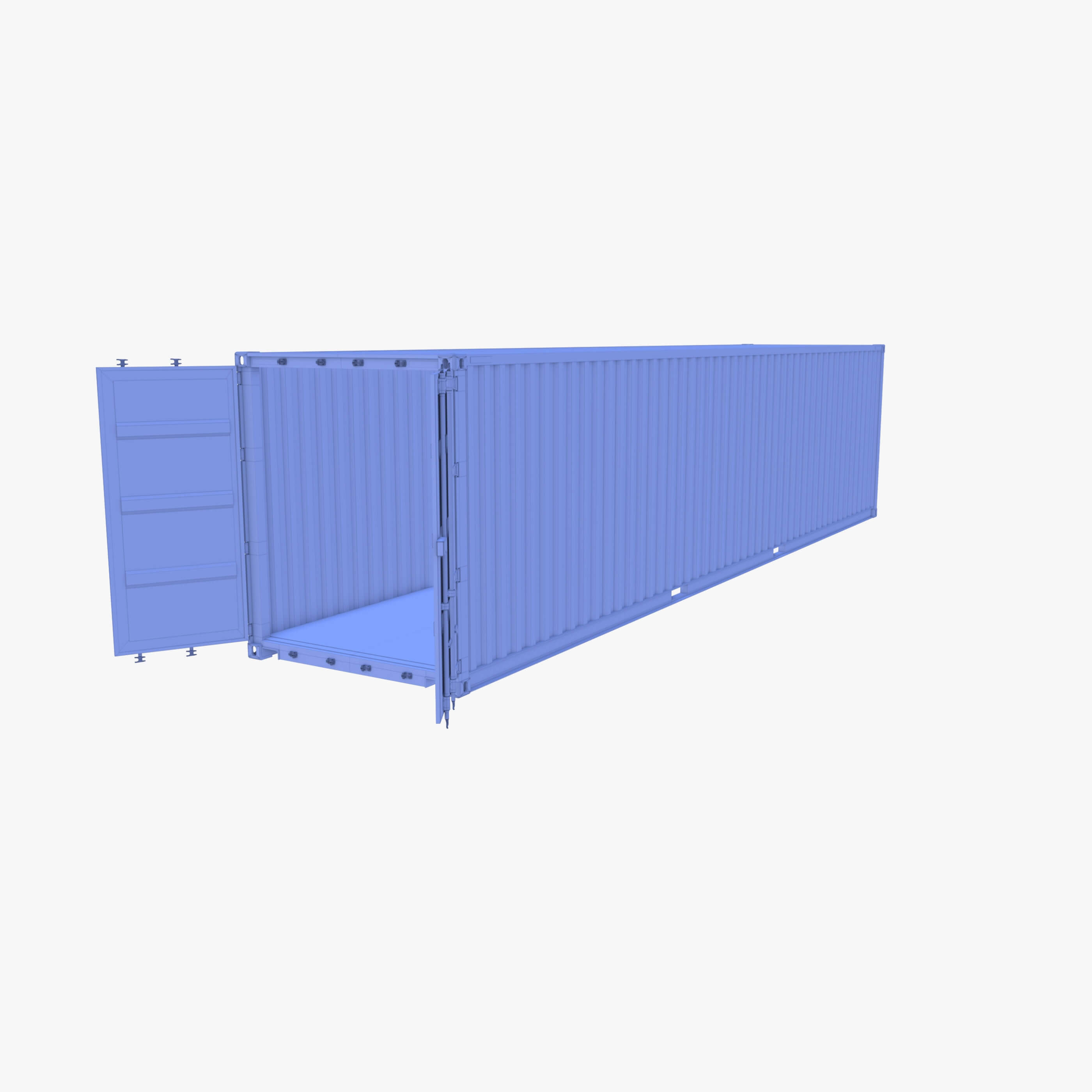 40ft Shipping Container High Cube - 3D Model by dragosburian