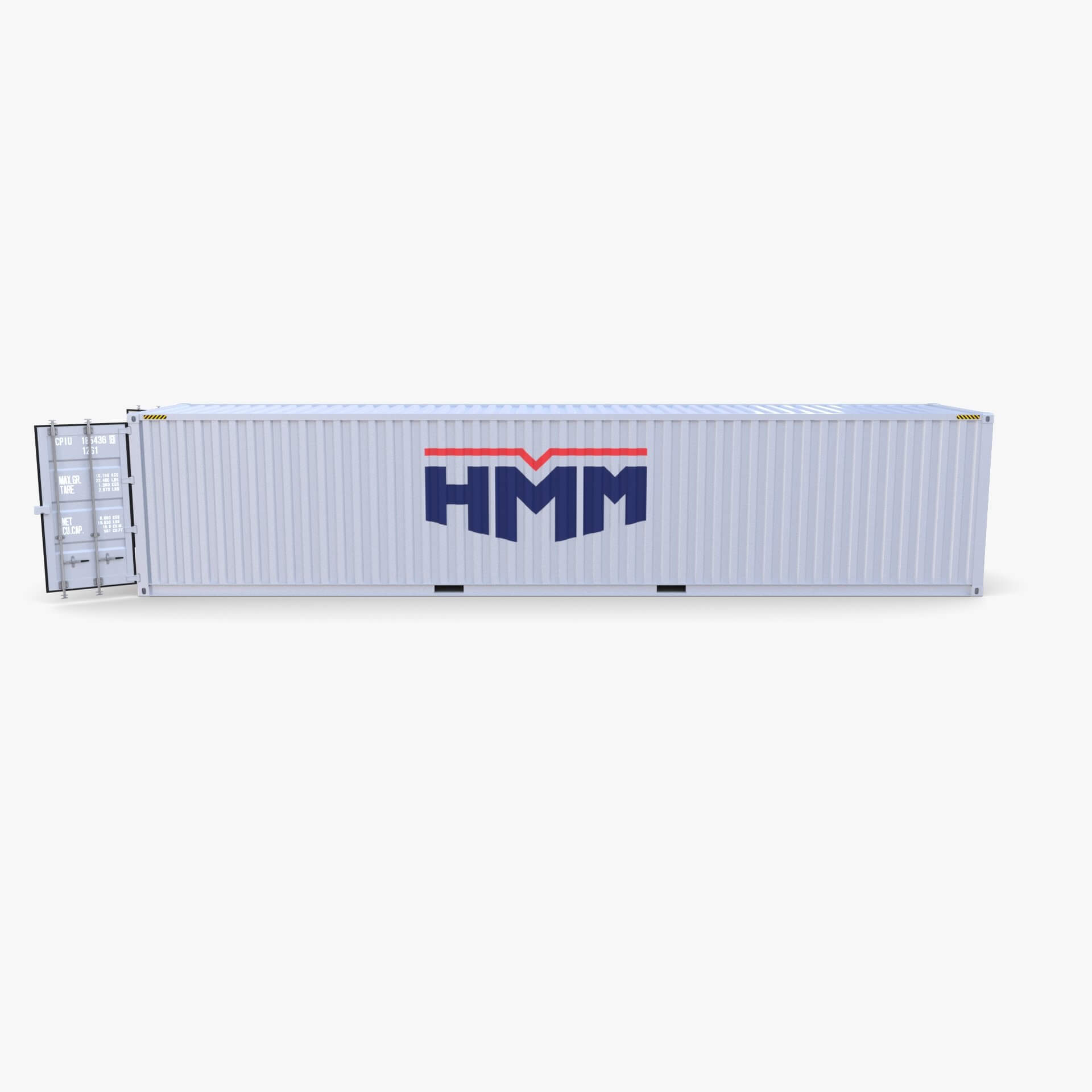 40ft Shipping Container HMM V1 - 3D Model by dragosburian