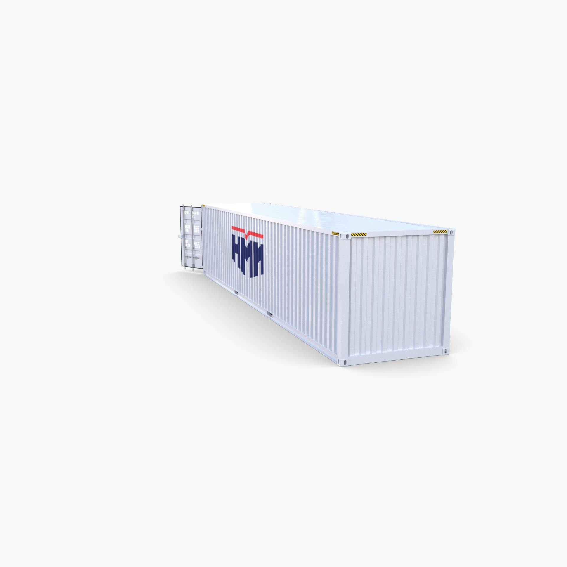 40ft Shipping Container HMM V1 - 3D Model by dragosburian