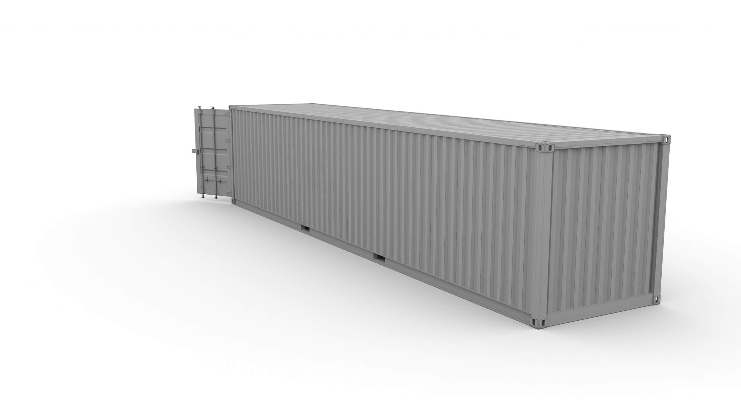 40ft Shipping Container HMM V1 - 3D Model by dragosburian