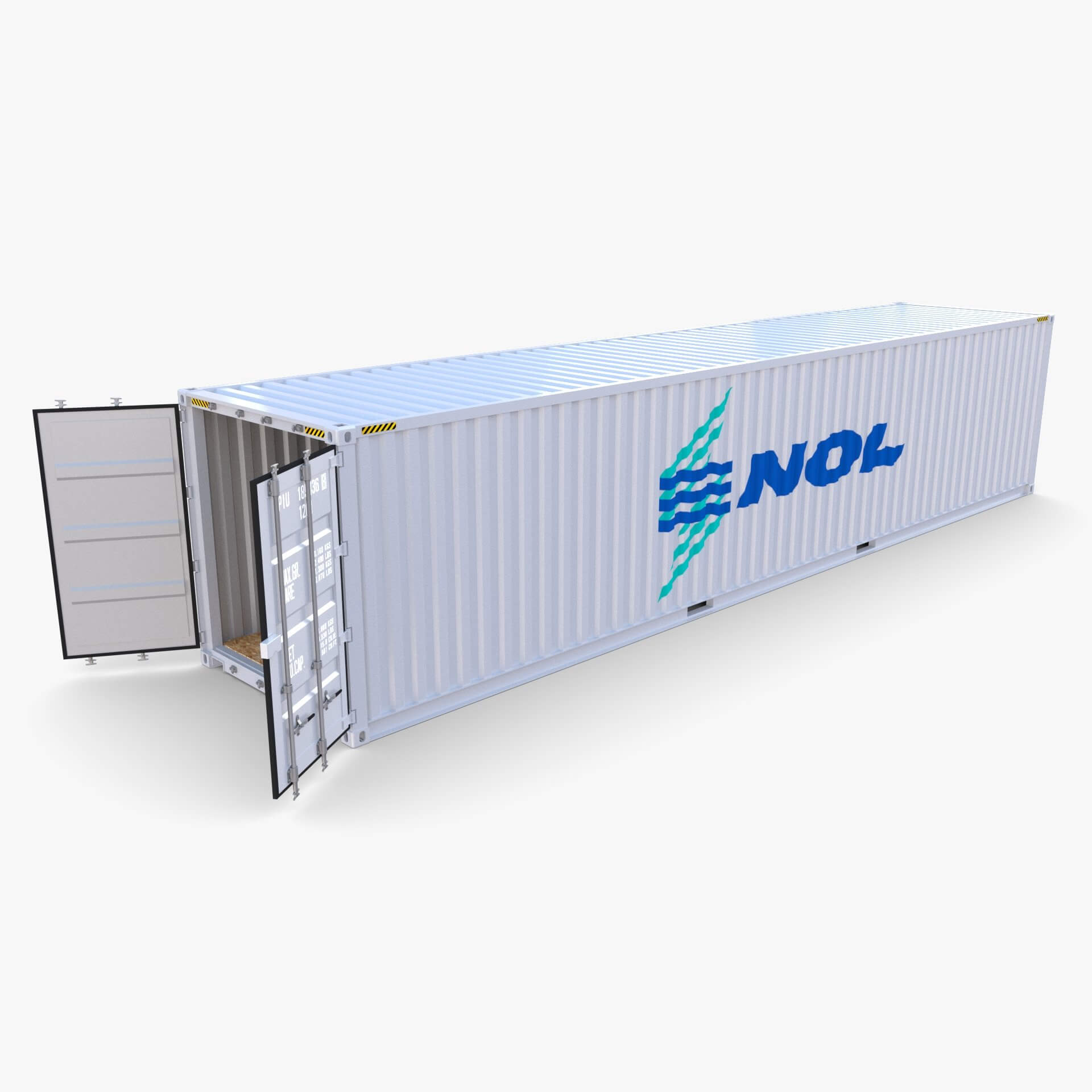 40ft Shipping Container NOL - 3D Model by dragosburian