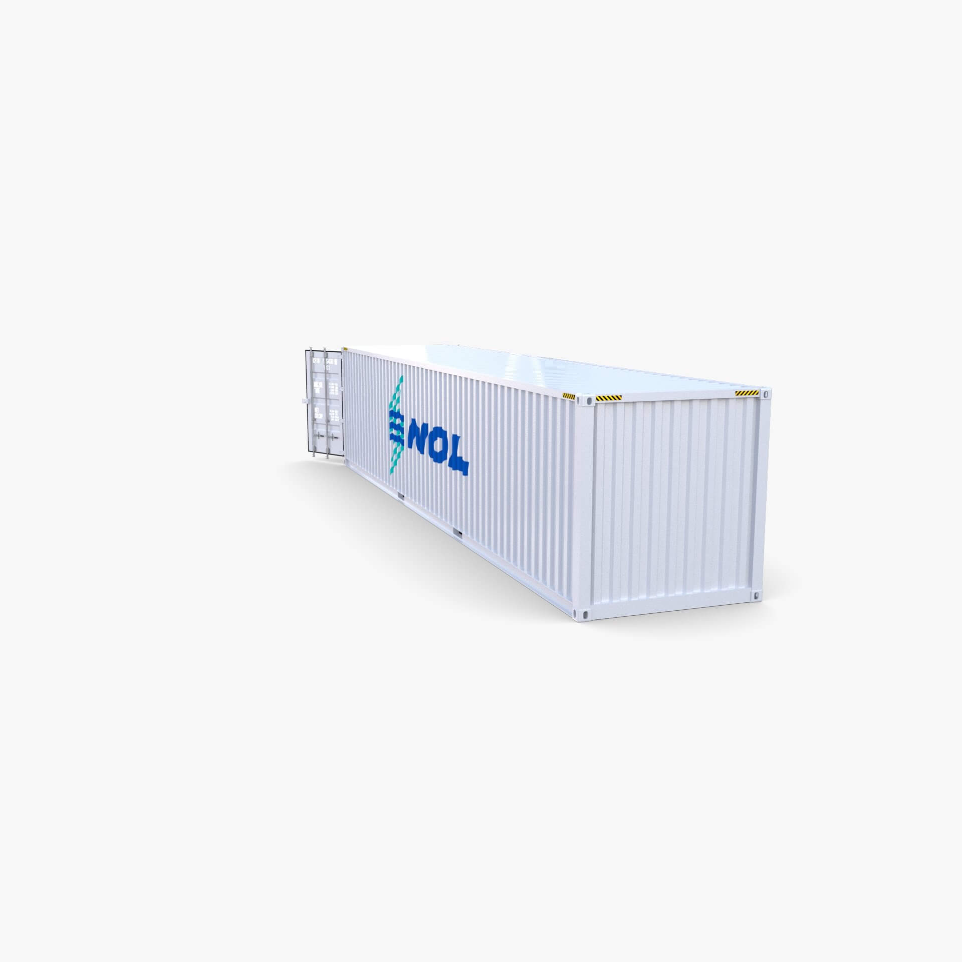 40ft Shipping Container NOL - 3D Model by dragosburian