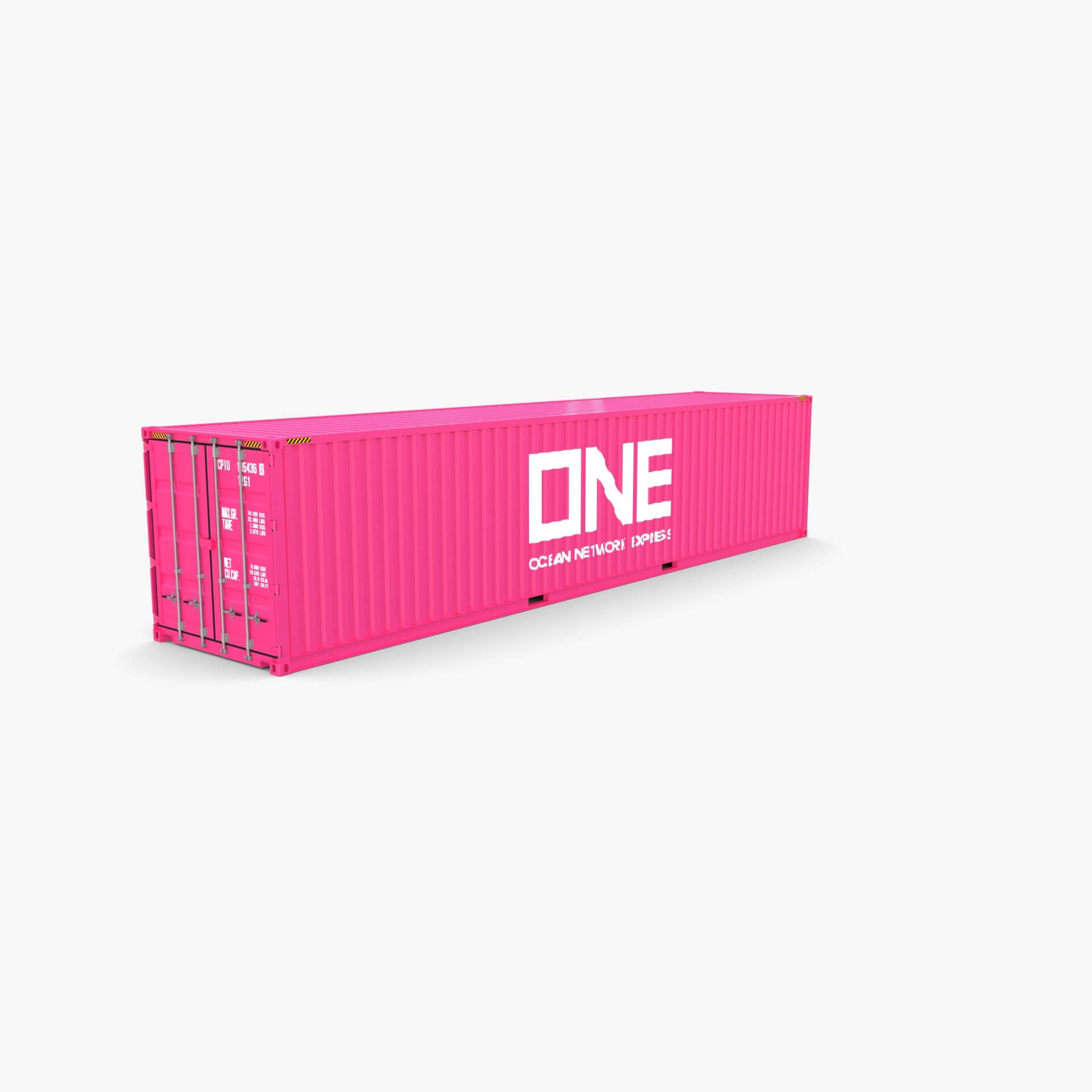 40ft Shipping Container ONE - 3D Model by dragosburian