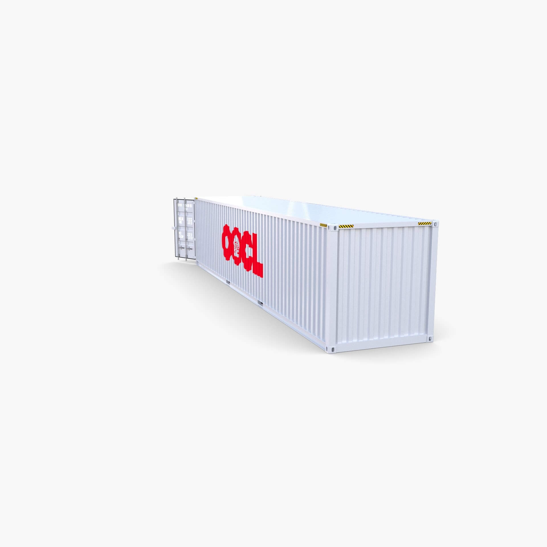 40ft Shipping Container OOCL - 3D Model by dragosburian