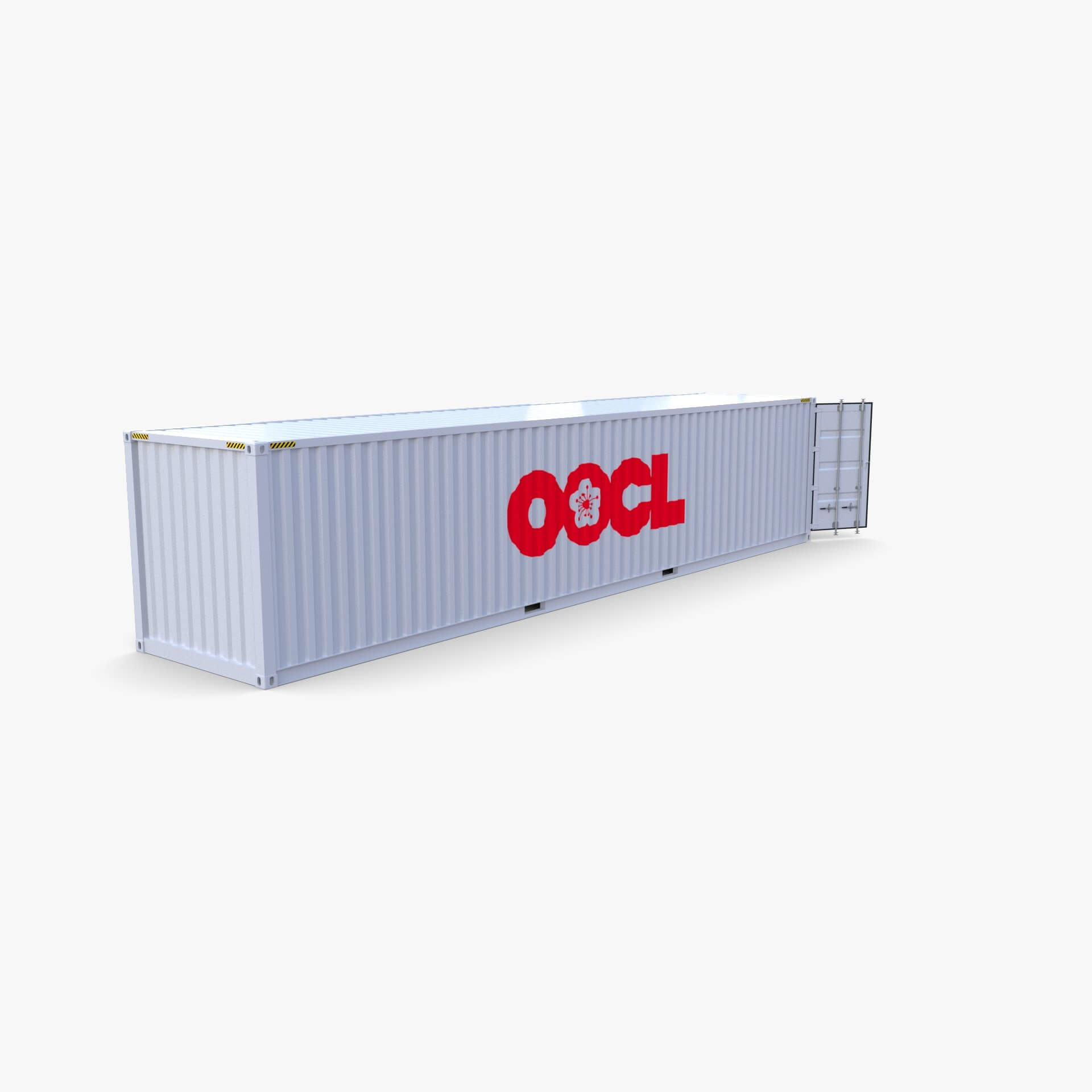 40ft Shipping Container OOCL - 3D Model by dragosburian