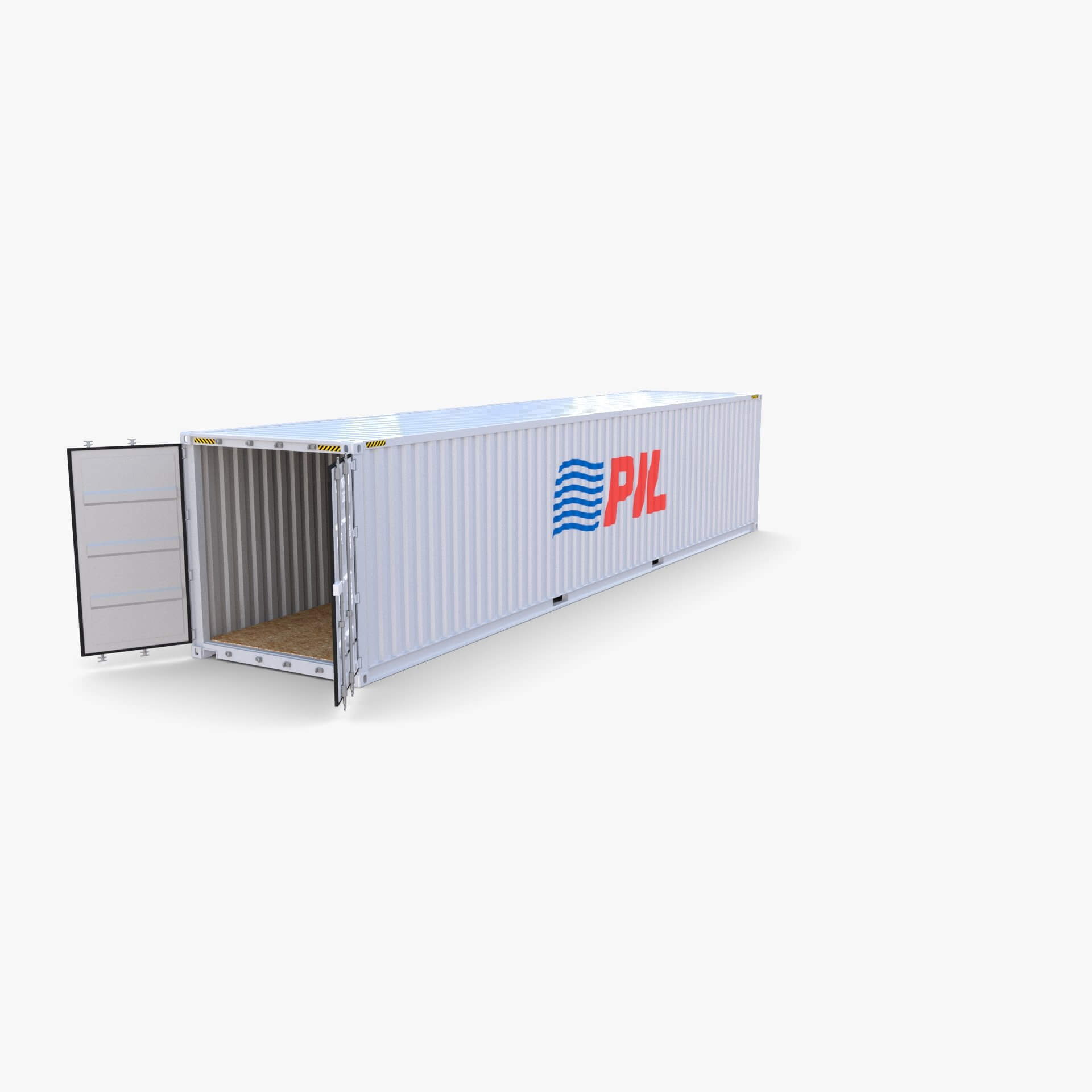 40ft Shipping Container PIL - 3D Model by dragosburian