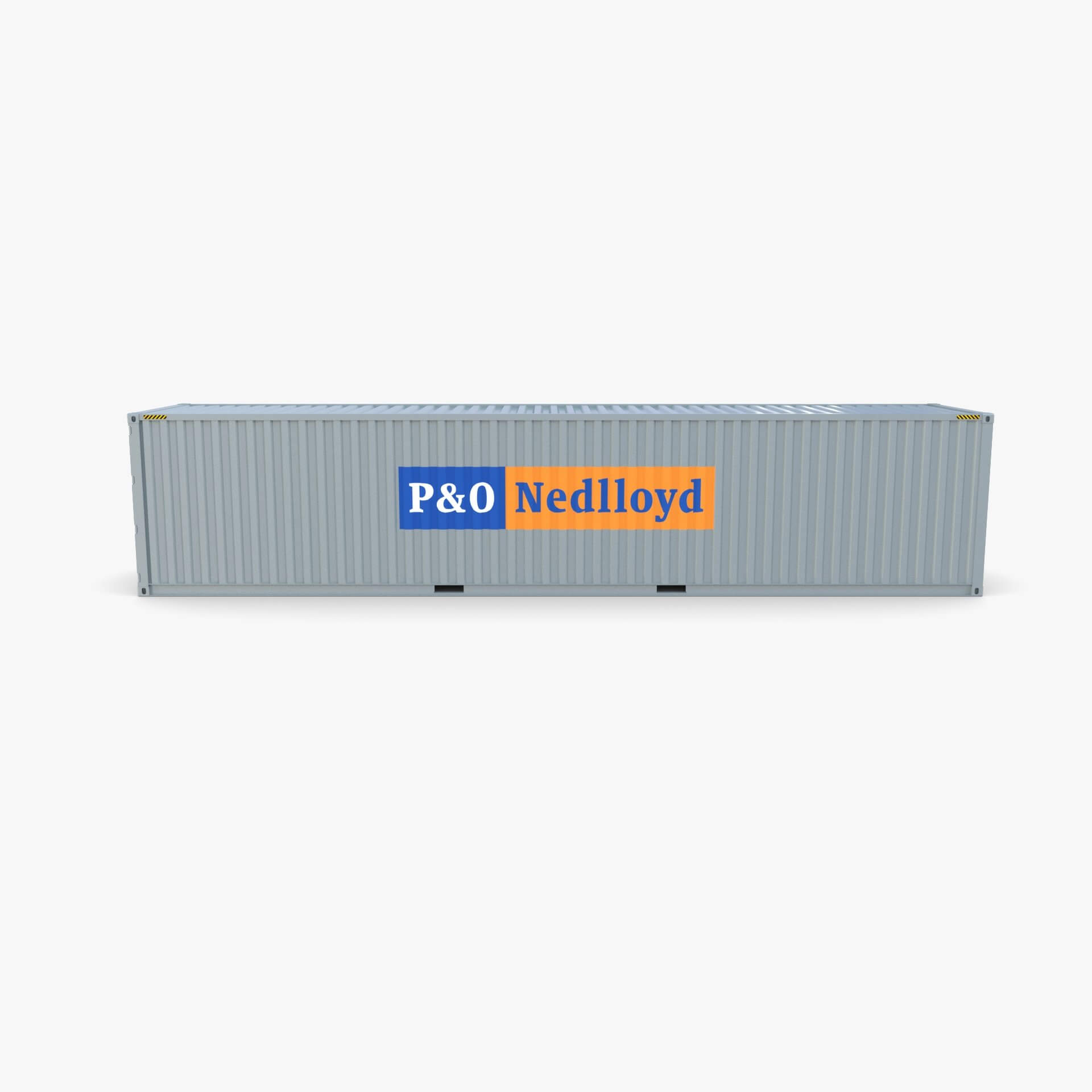 40ft Shipping Container PO Nedlloyd V1 - 3D Model by dragosburian