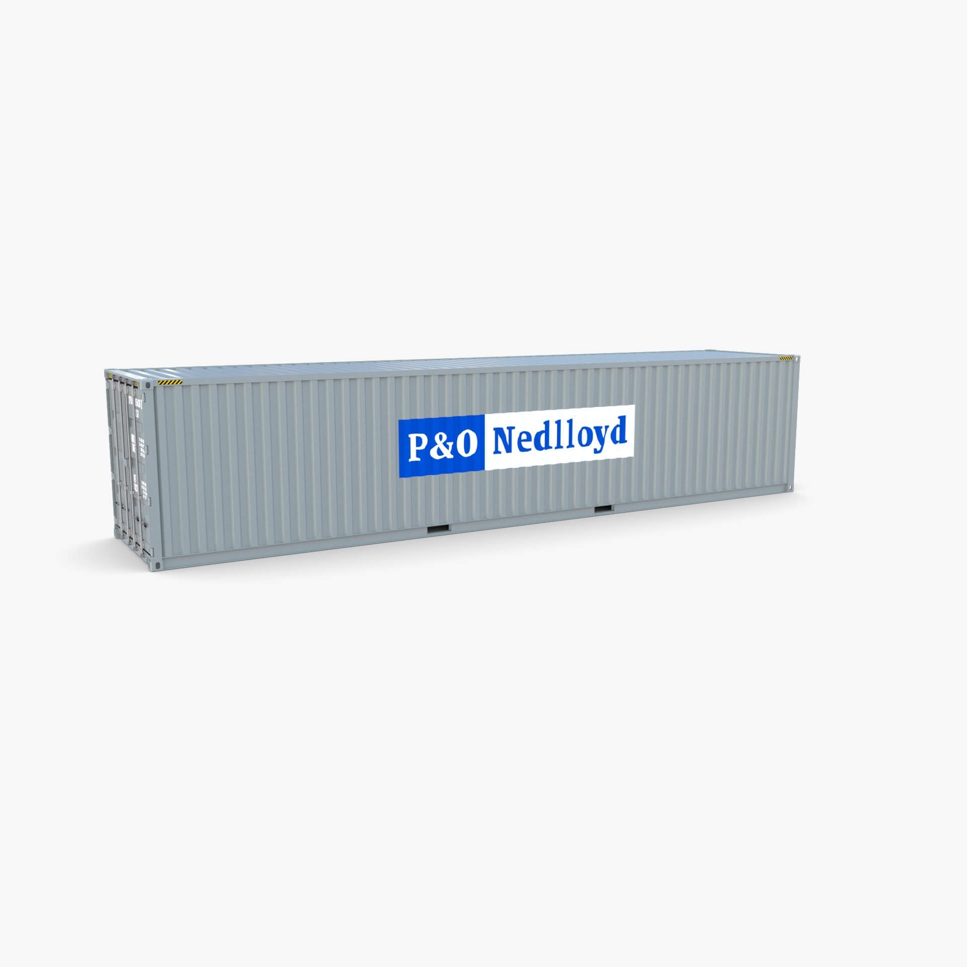 40ft Shipping Container PO Nedlloyd V2 - 3D Model by dragosburian