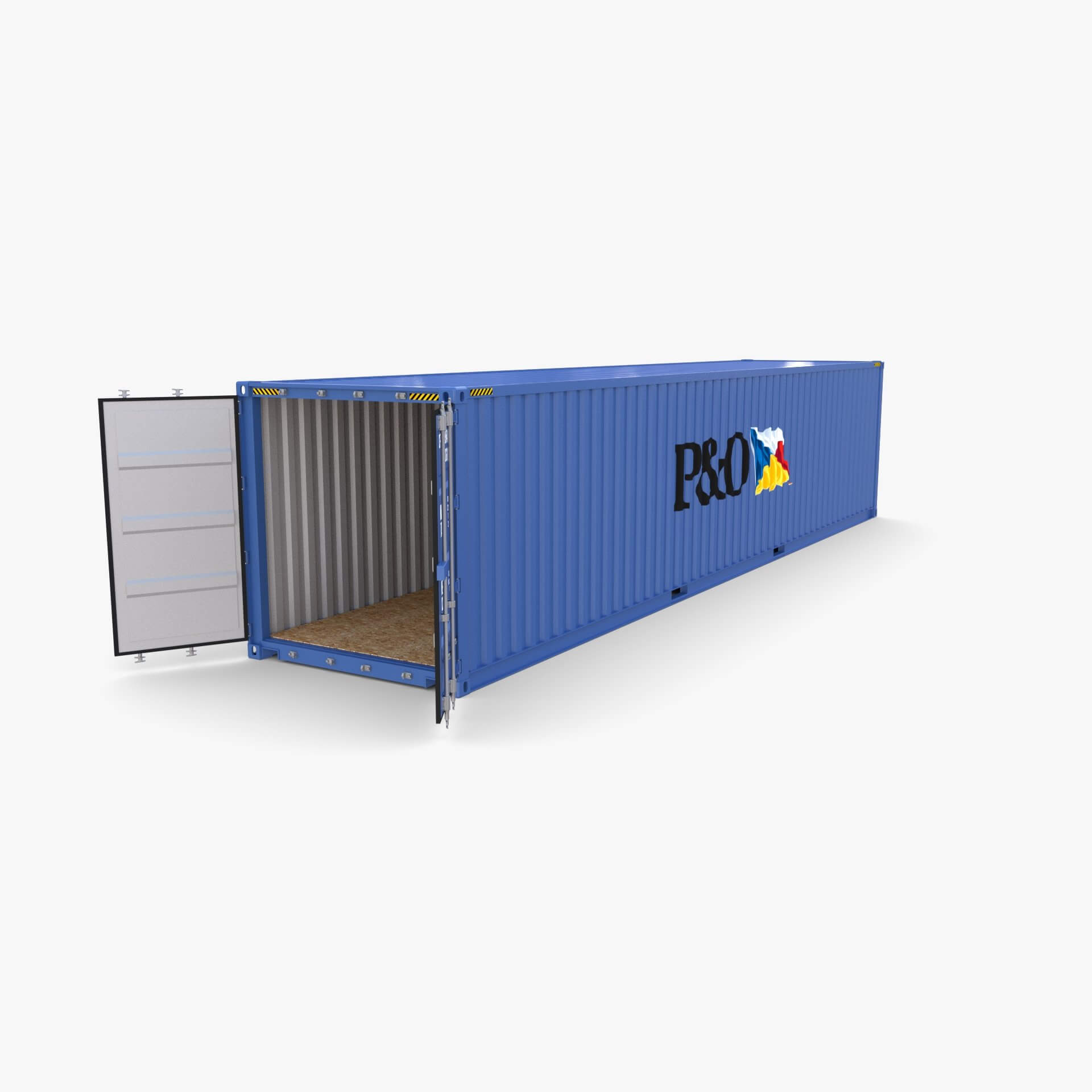 40ft Shipping Container PO V1 - 3D Model by dragosburian